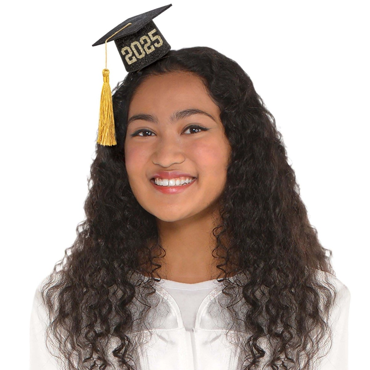 2025 Mini Graduation Hat with Glitter | Party Expert