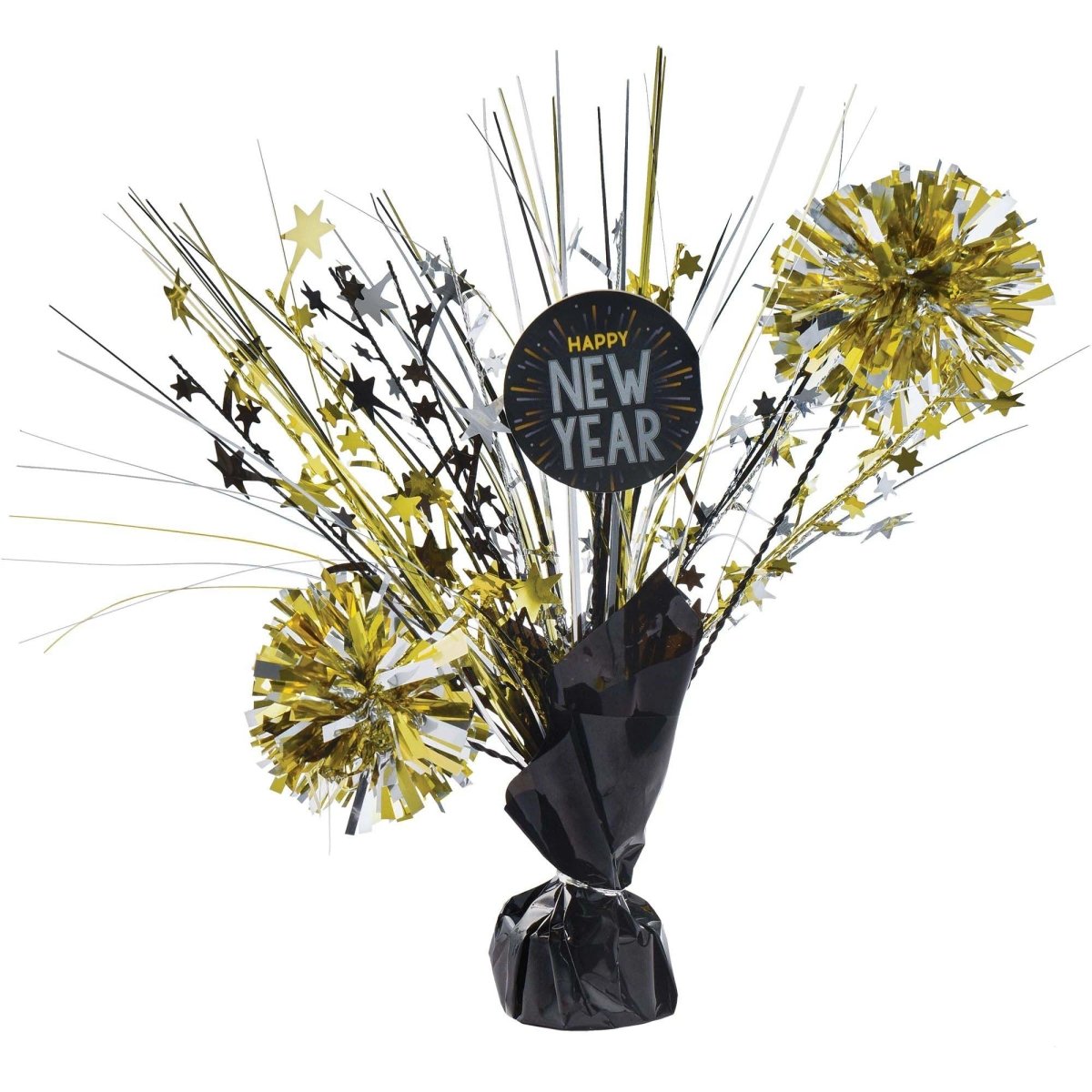 Happy New Year Mini Centerpiece, 9 Inches | Party Expert