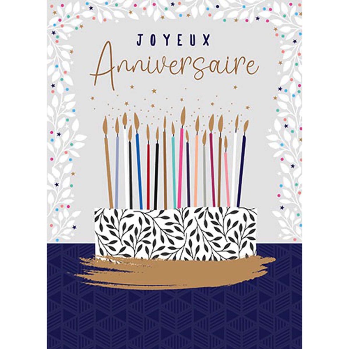 Joyeux Anniversaire Cupcakes 185CM Joyeux Anniversaire Stars Nom Name