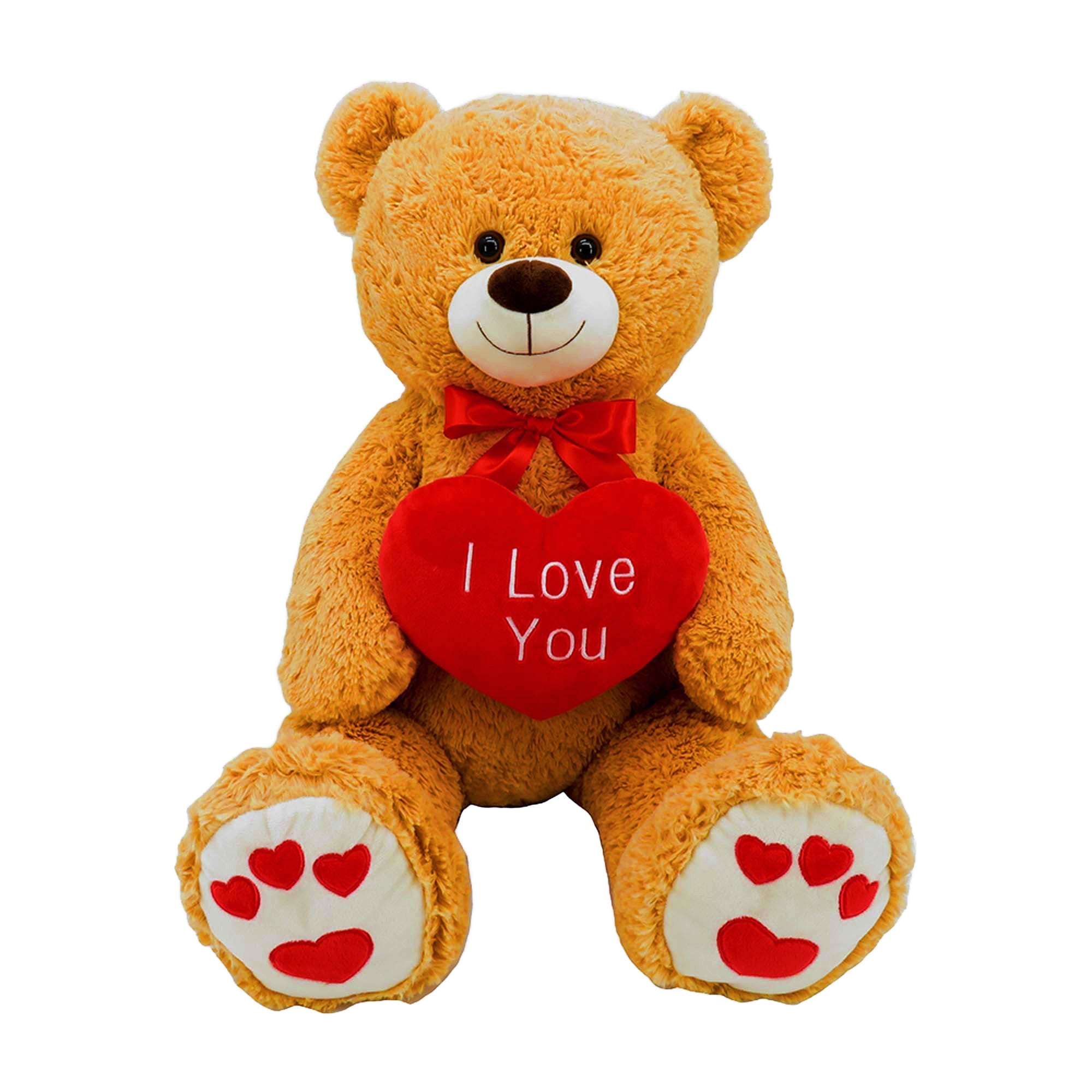 Valentines Day Giant Teddy Bear Plush Brown Party Expert