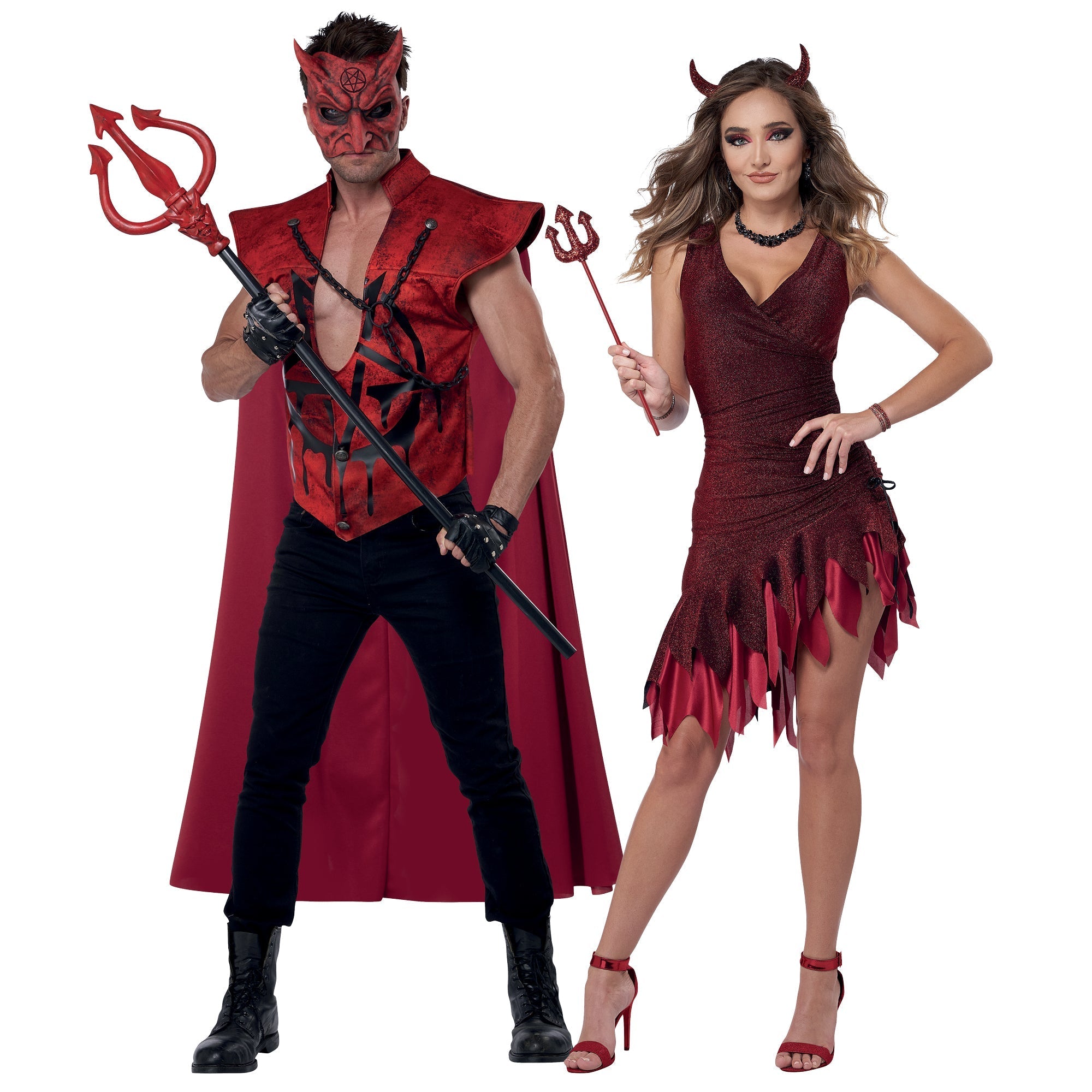 Angel and Devil Couple Costumes Party Expert