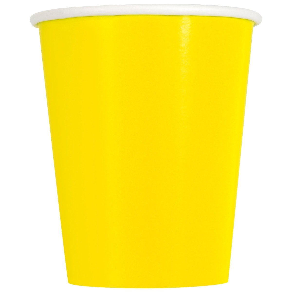 Yellow Paper Cups, 9 Oz, 8 Count | Party Expert