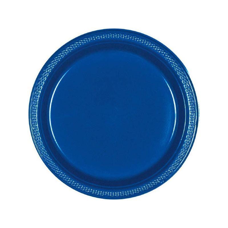 Plastic Plates - Royal Blue 7 in. 20/pkg – Party Expert