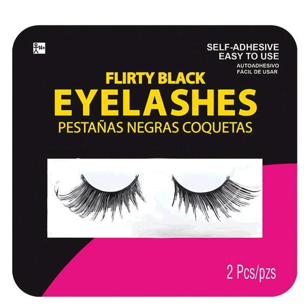 Black Flirty Fake Eyelashes | Party Expert