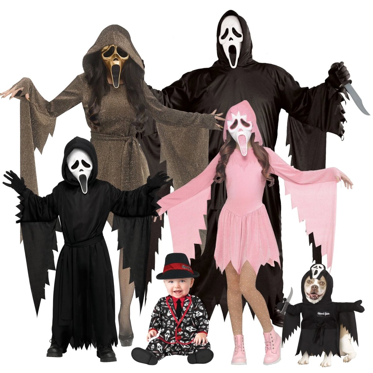 BUNDLE - FAMILY COSTUME - Scream – Party Expert