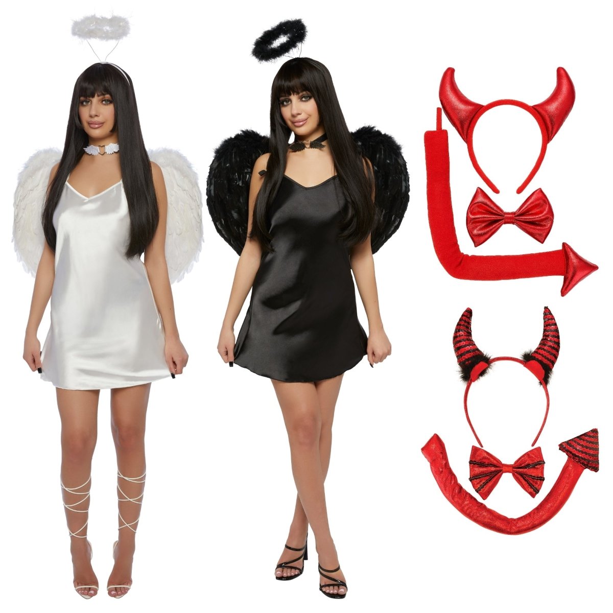 BUNDLE - GROUP COSTUME - Angel and Devil – Party Expert