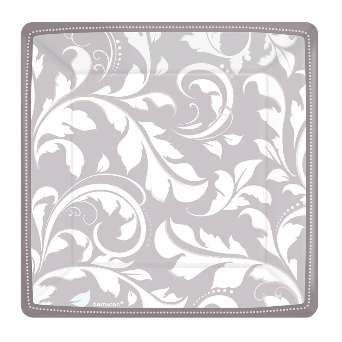 Silver Elegant Scroll – Party Expert