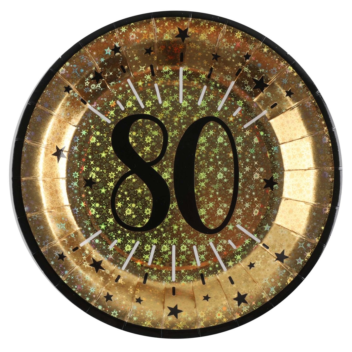 80th - Gold Sparkling Birthday | Party Expert