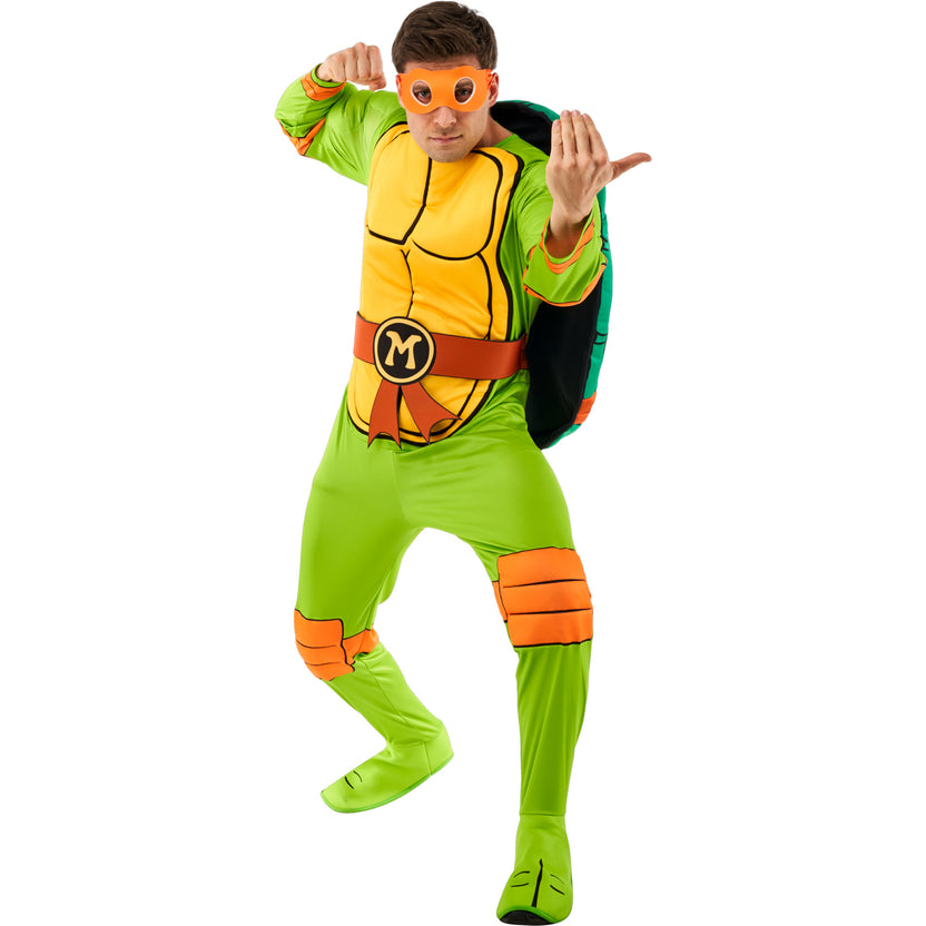 Ninja Turtles Michelangelo Deluxe Costume for Adults | Party Expert