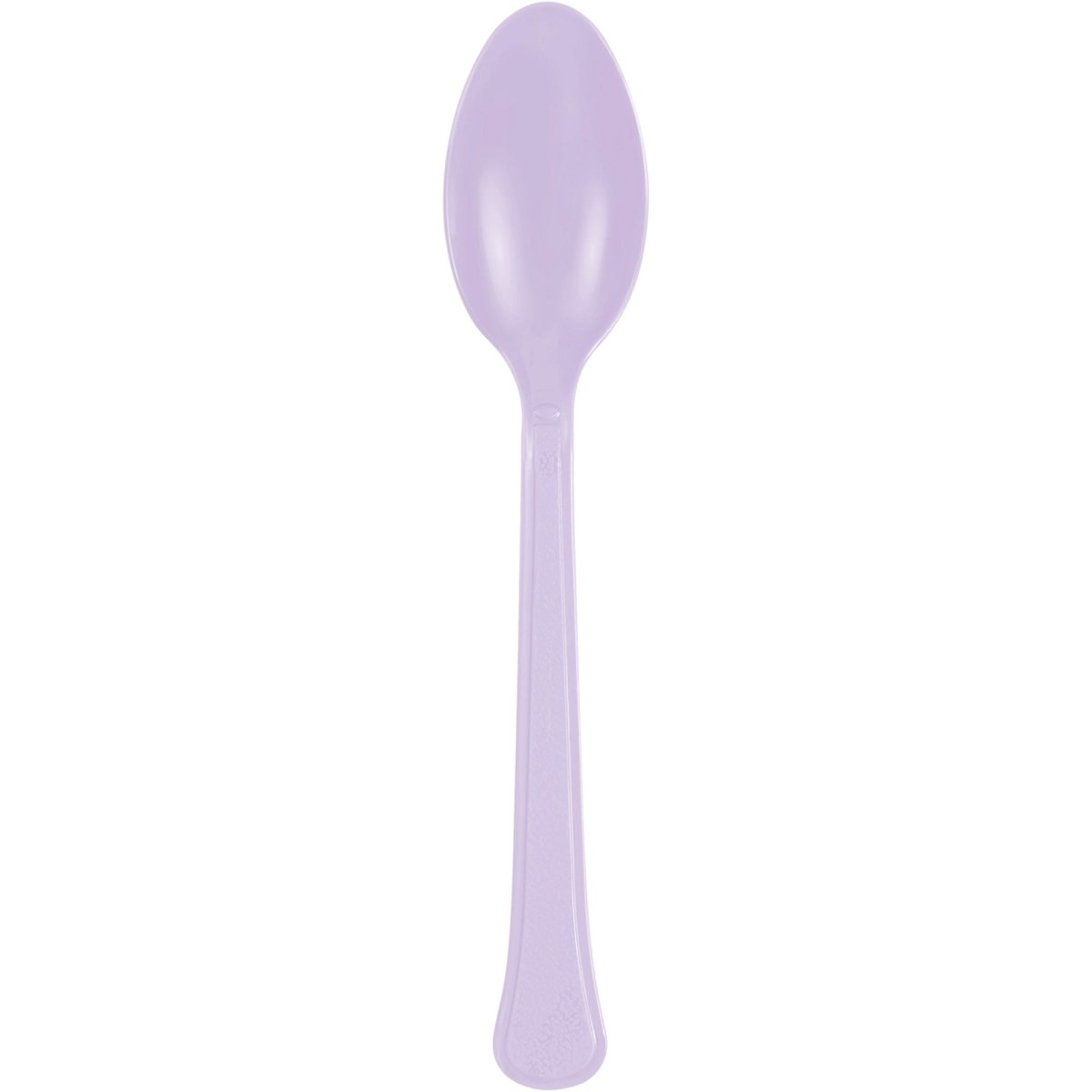 Lavender Purple Plastic Spoons, 20 Count | Party Expert