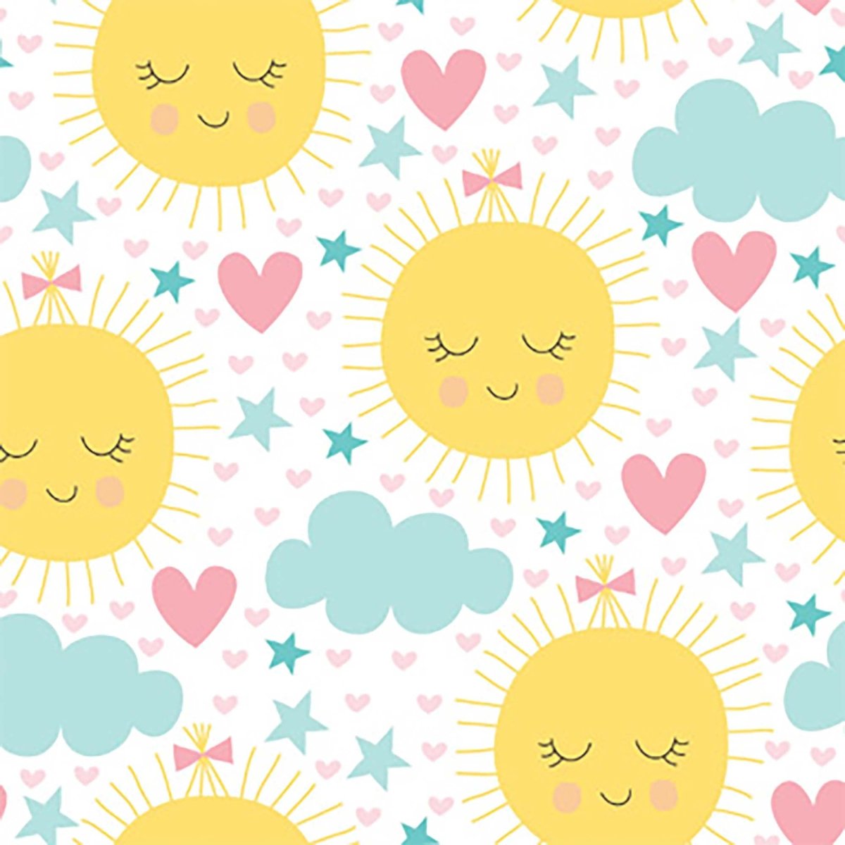 Baby Sun Gift Wrap Roll, 30 x 72 Inches, 1 Count | Party Expert