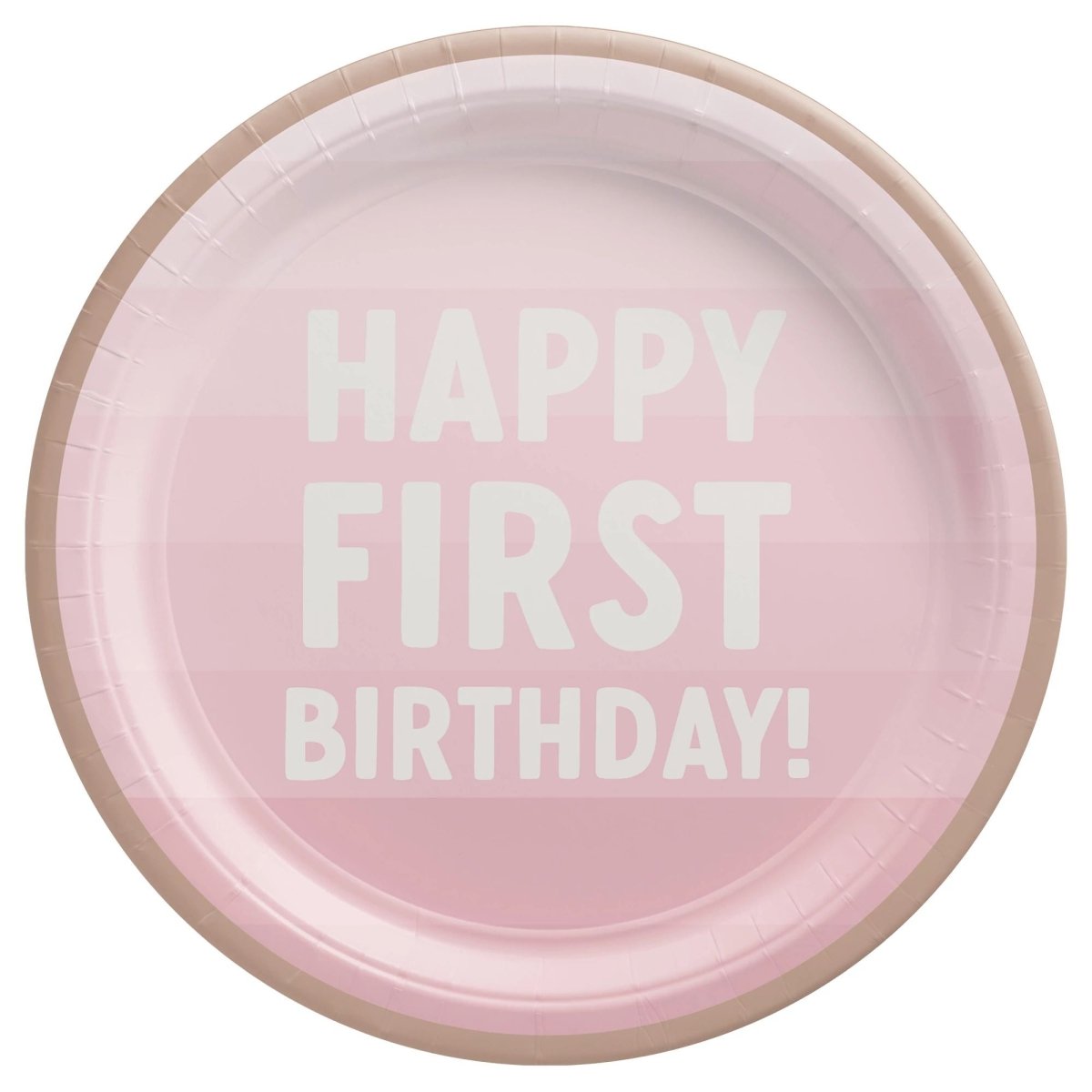 Little Miss Birthday Small Round Dessert Plates | Party Supplies ...