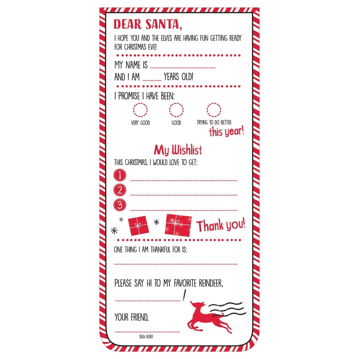 Letters to Santa Kit, 2 Count | Party Expert
