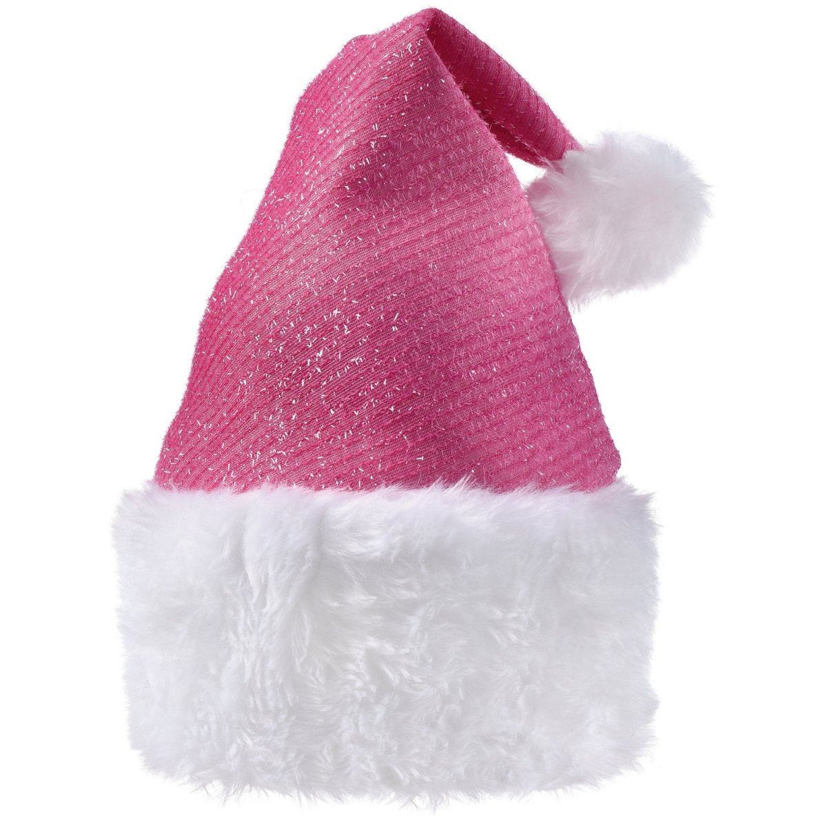Pink Deluxe Santa Hat for Adults | Party Expert