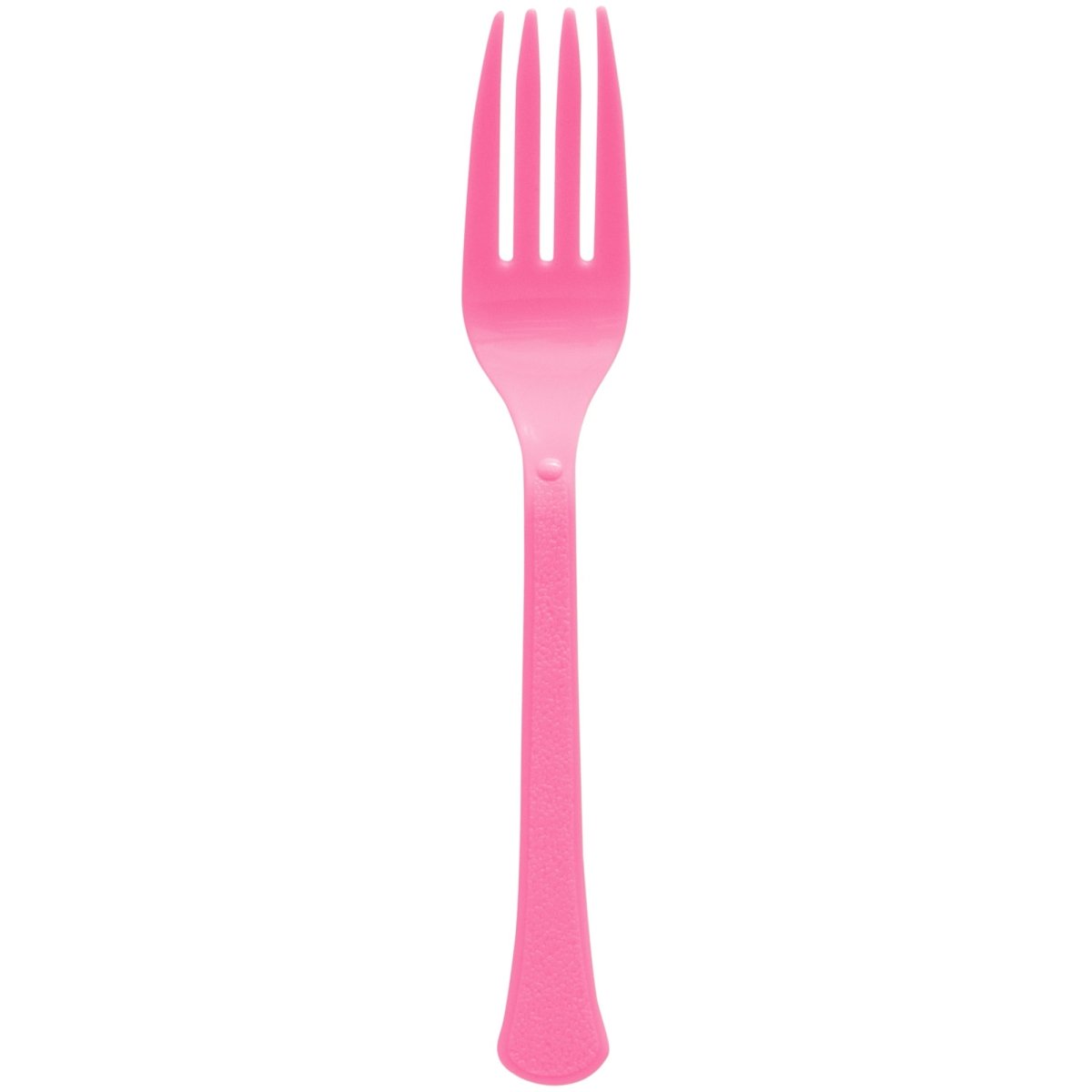 Bright Pink Plastic Forks, 20 Count | Party Supplies – Party Expert