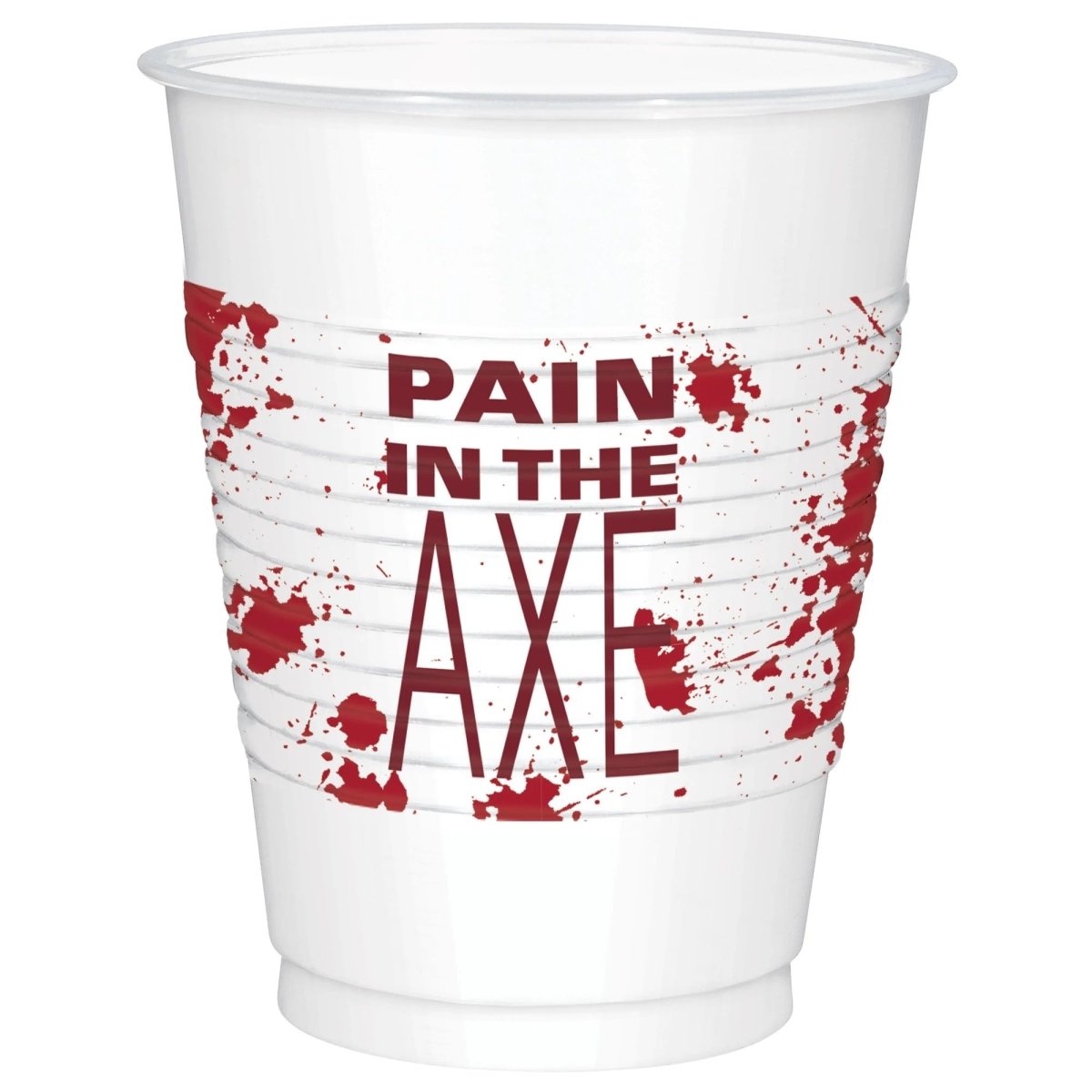Get Axed Party Plastic Cups, 16 Oz, 25 Count | Party Expert