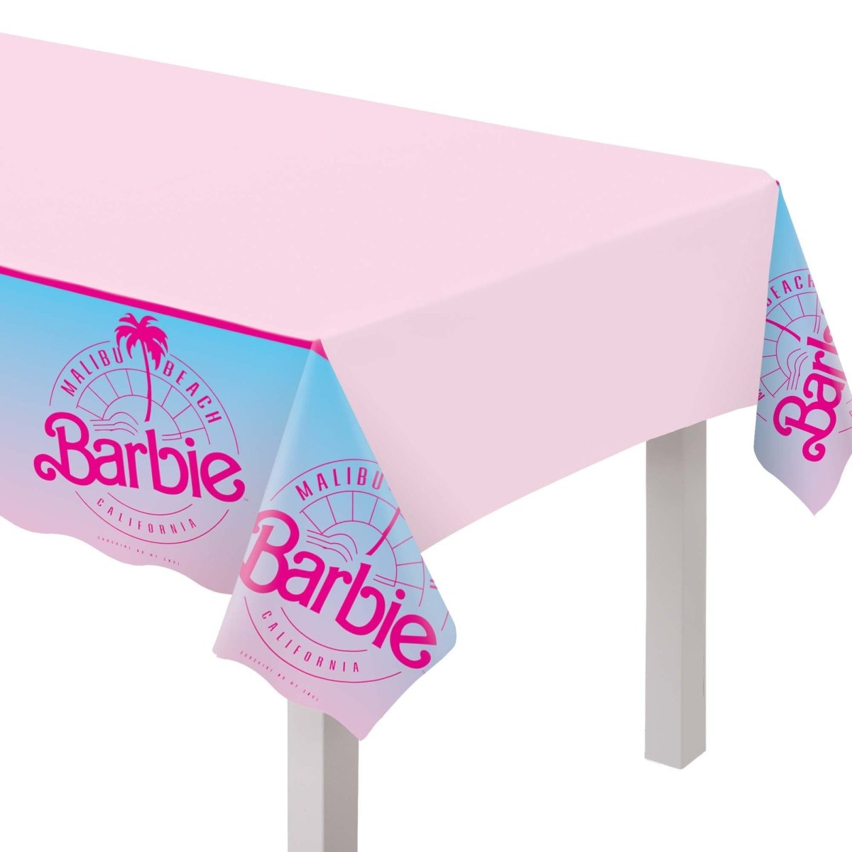 Barbie Malibu Beach Rectangular Plastic Table Cover | Party Supplies ...