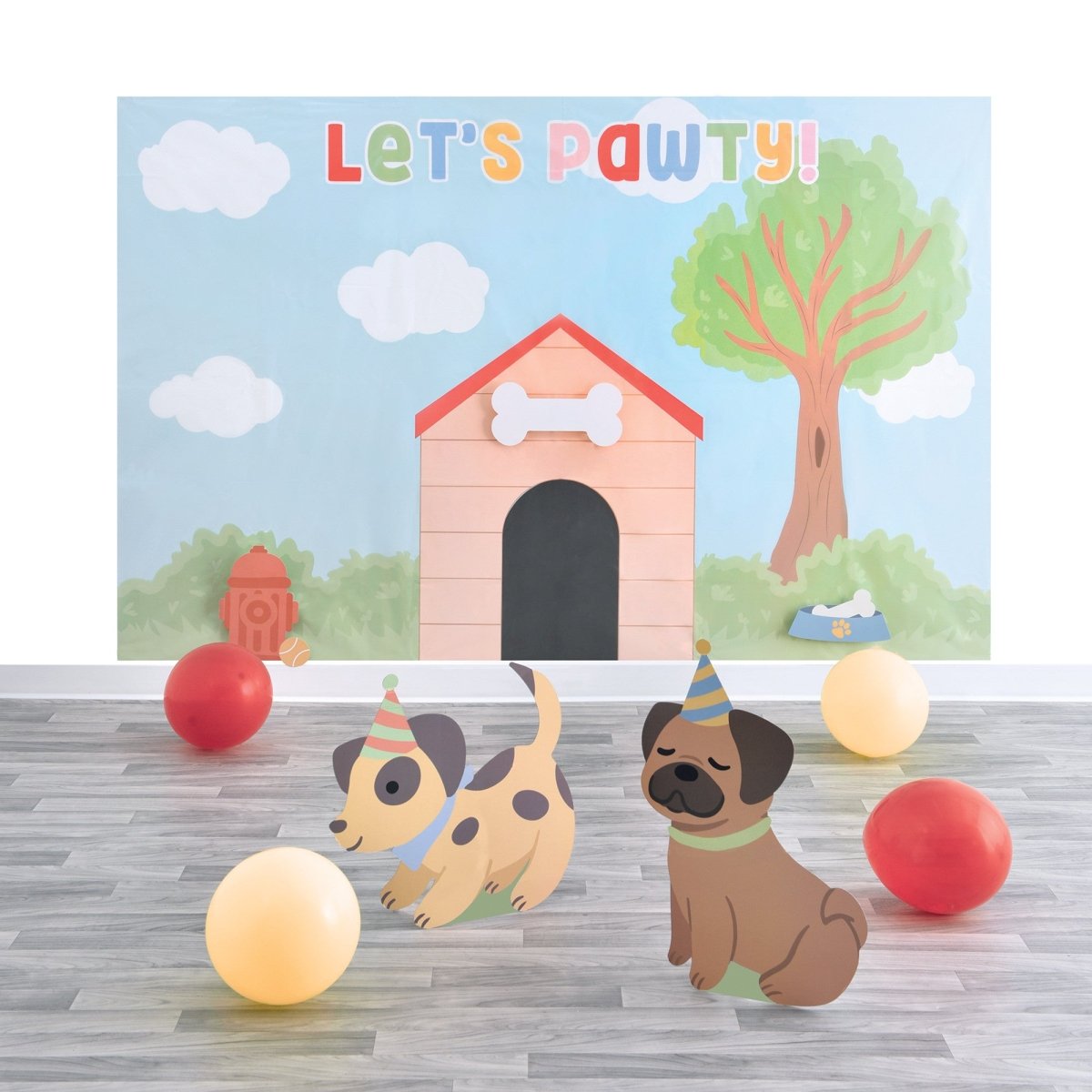 Pawsome Party Scene Setter with Props, 1 Count | Party Supplies – Party ...