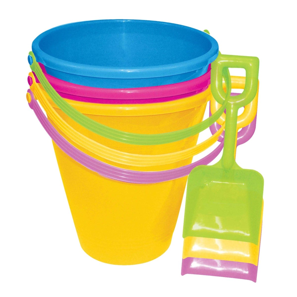 Small Pail With Shovel, Assortment, 1 Count | Party Expert