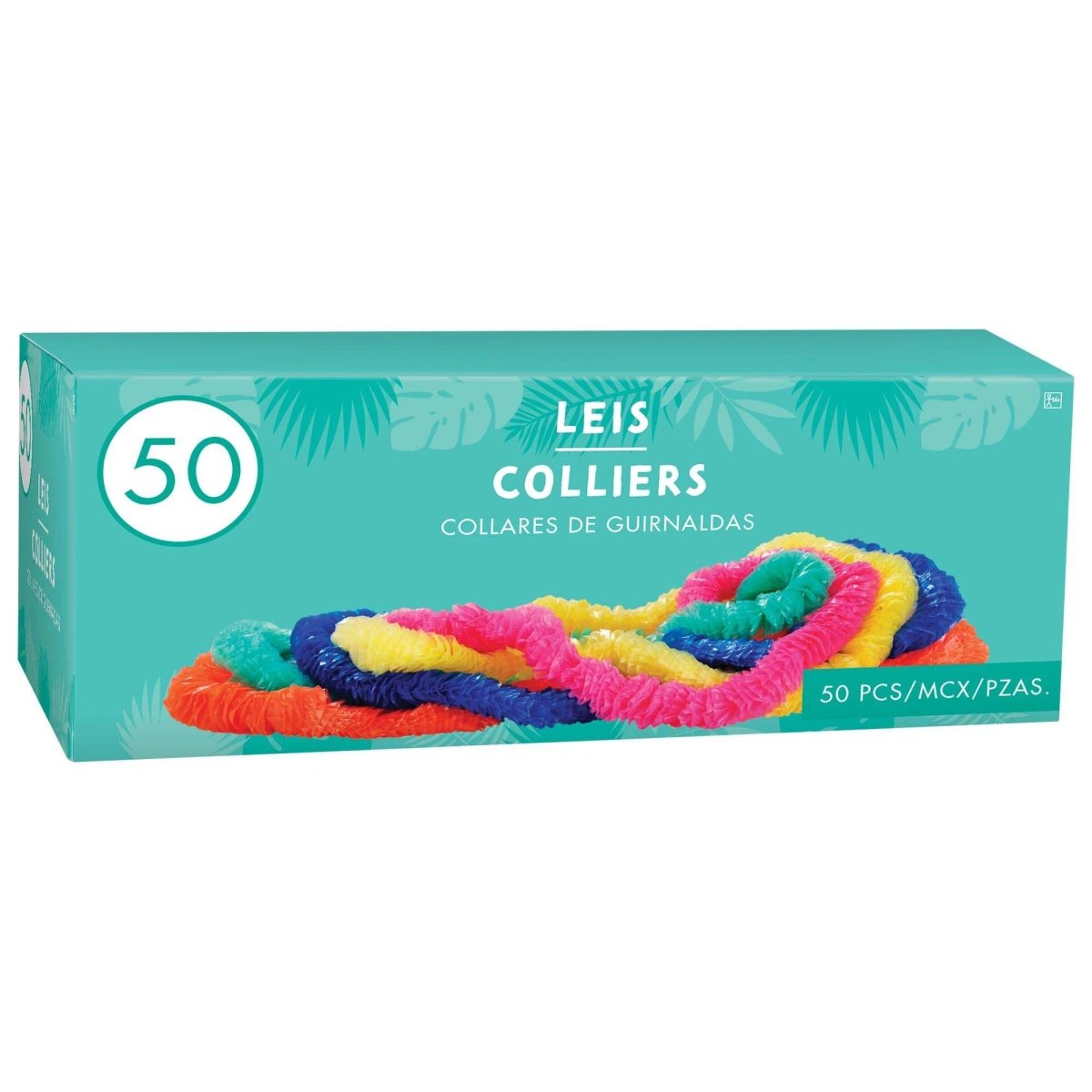 Box of Poly Lei Necklaces | Party Expert