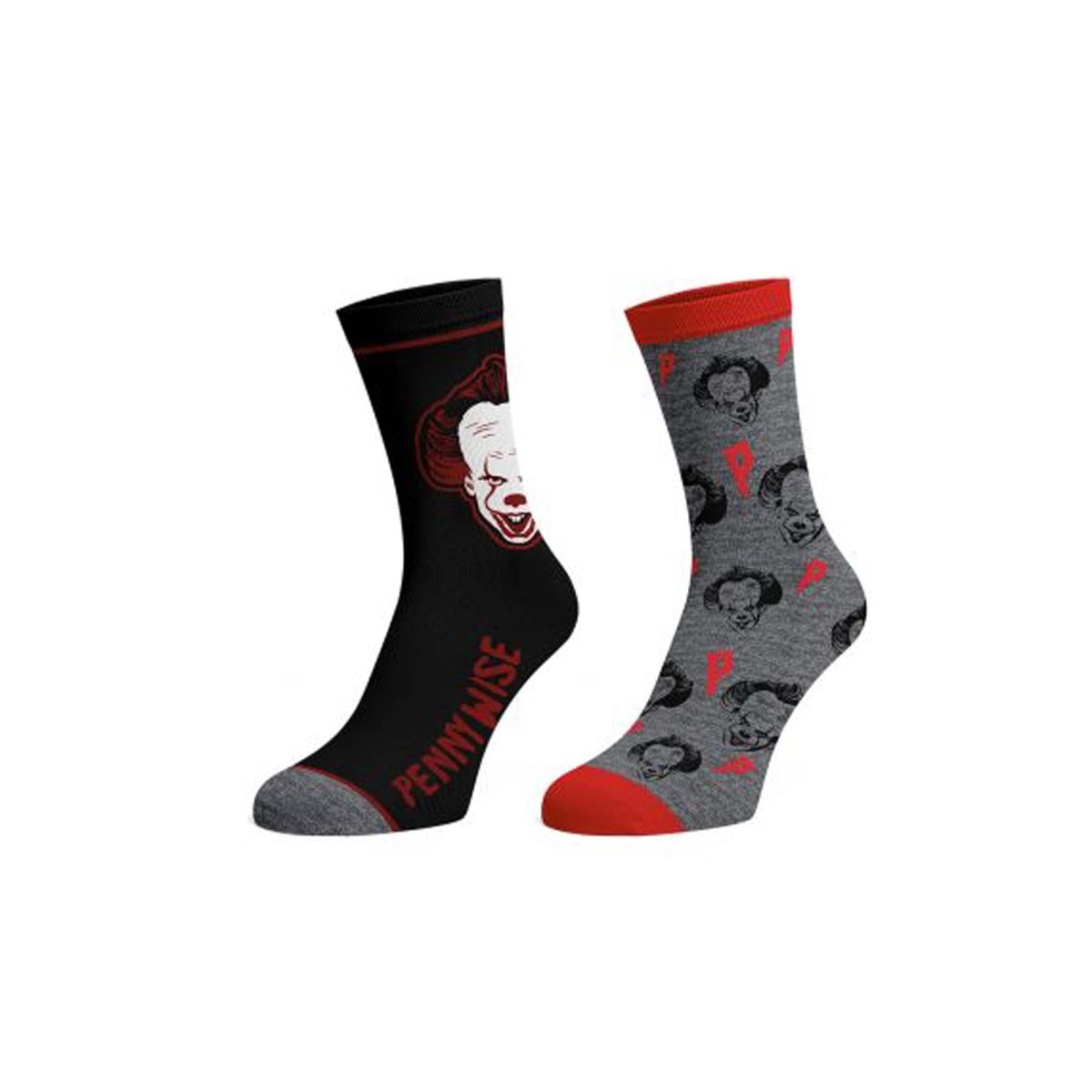 IT! Pennywise Socks for Adult, 2 Pairs | Party Expert