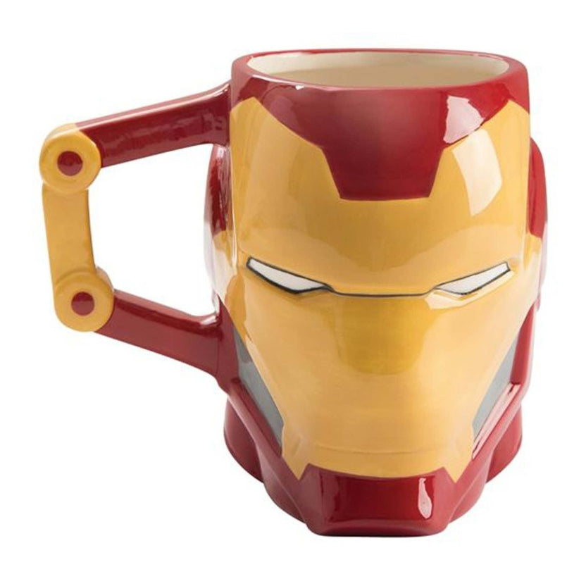 Iron Man Sculpted Ceramic Mug, Marvel, 20 Oz, 1 Count | Party Expert