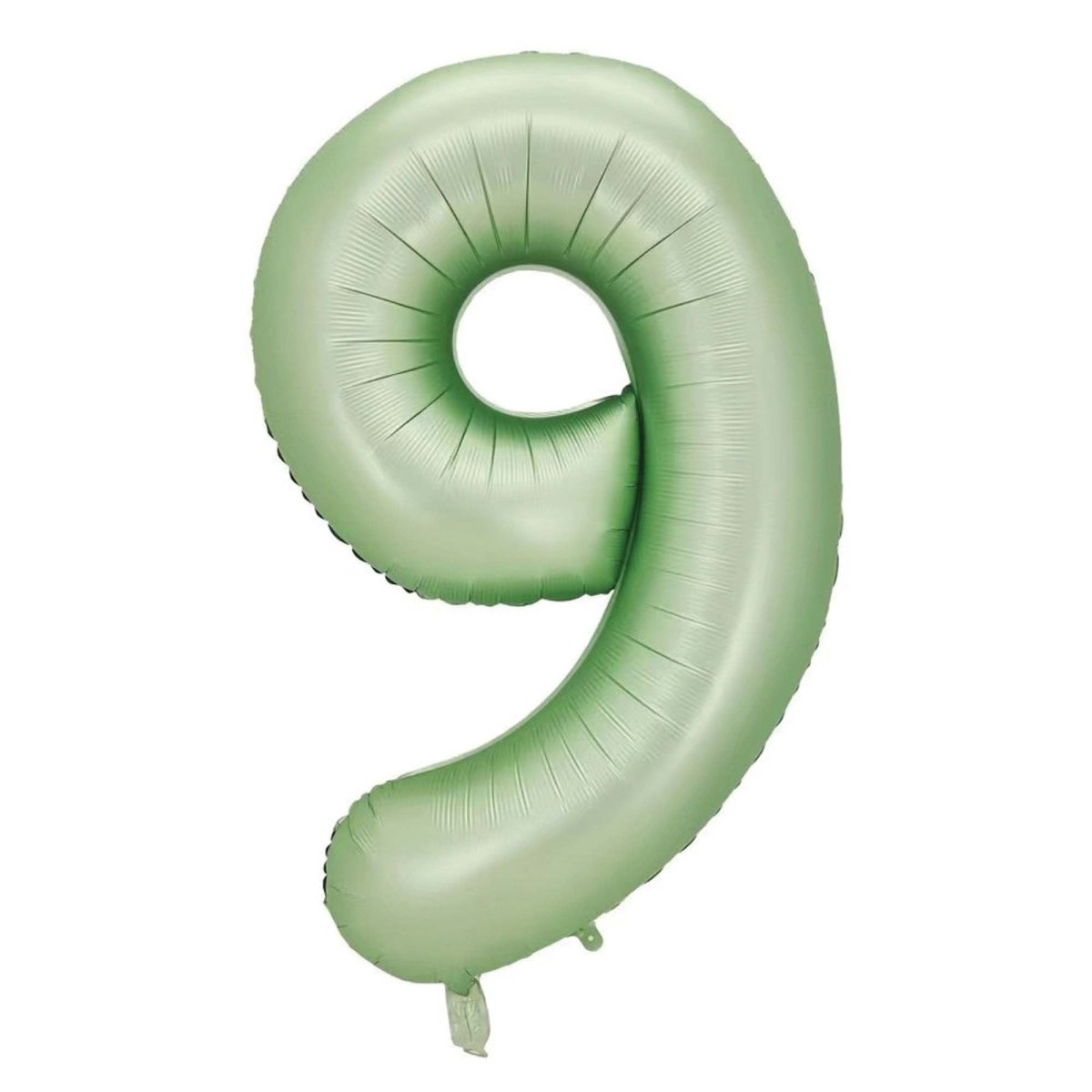 Eucalyptus Matte Green Number 9 Supershape Foil Balloon | Party Expert