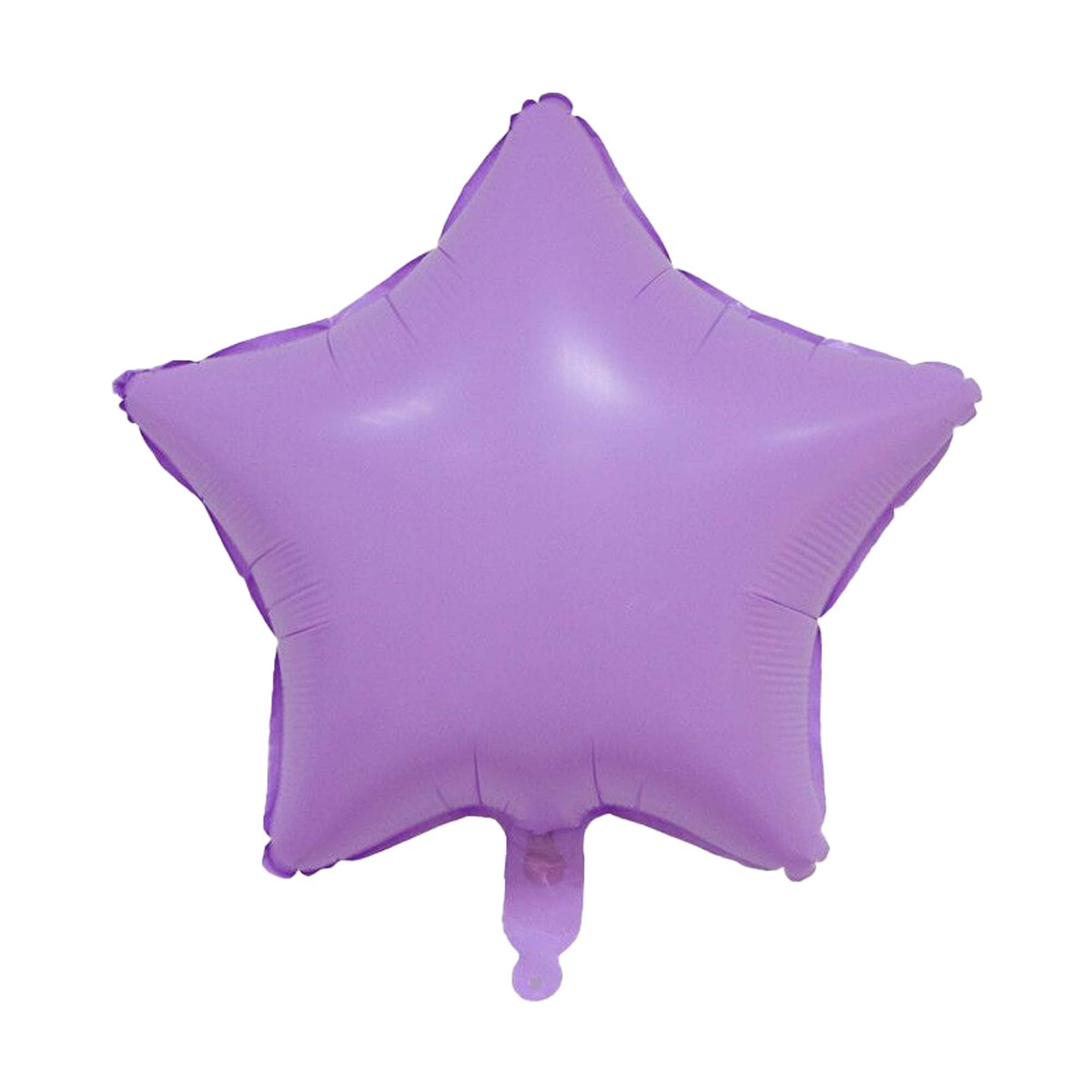 Pastel Light Purple Star Shaped Foil Balloon 18 Inches Party Expert