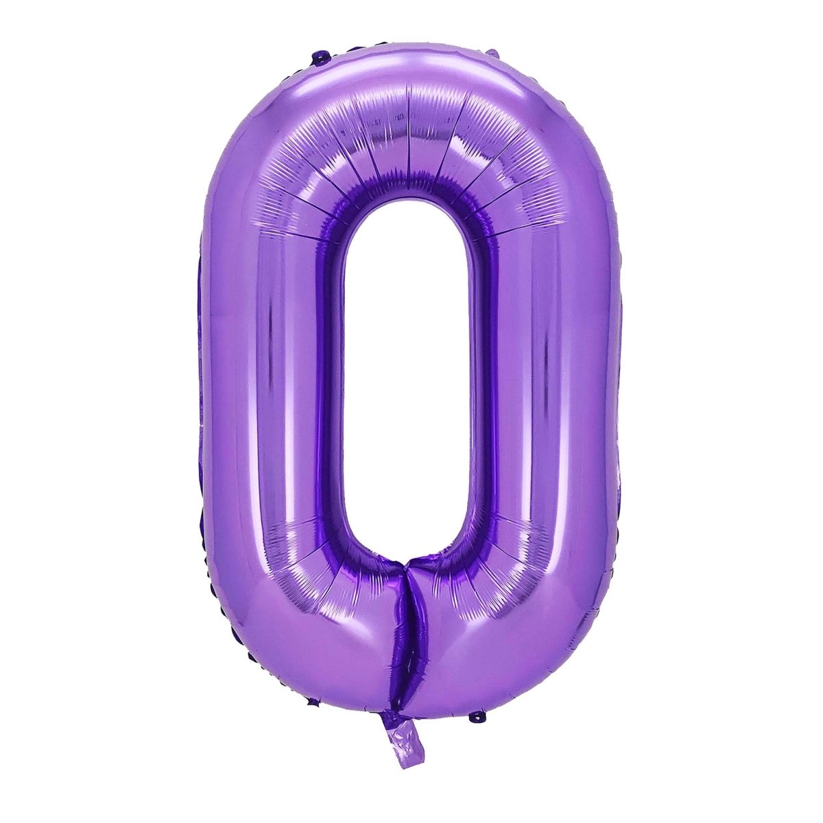 Ballon supershape mylar numéro 0 mauve, 40 pouces | Party Expert