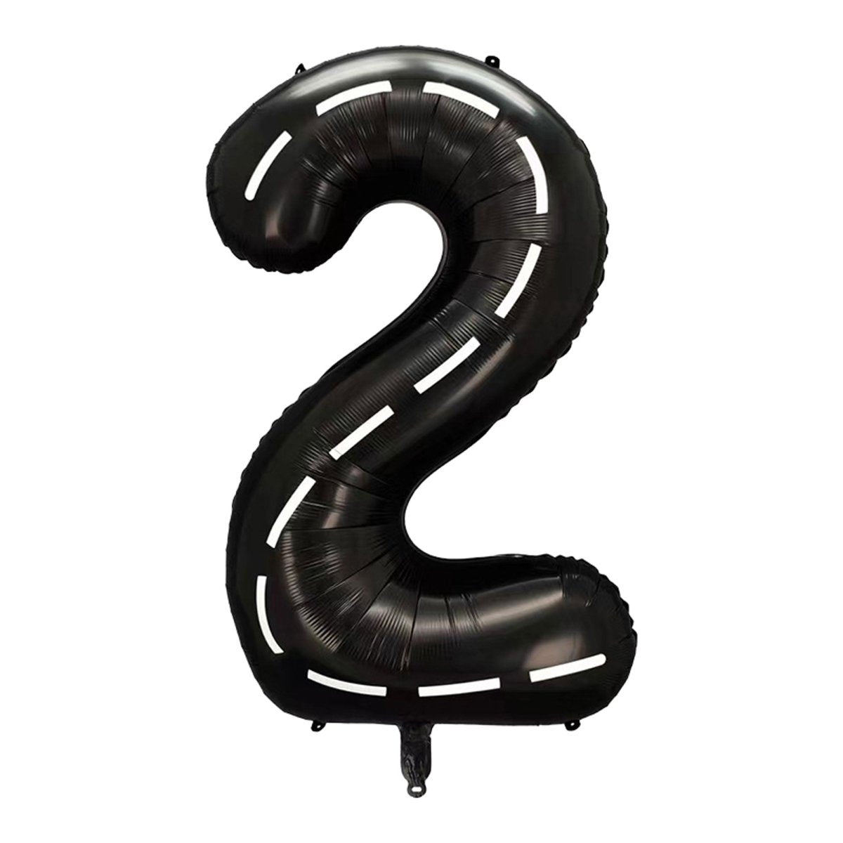 Race Champion Black Number 2 Supershape Foil Balloon | Party Expert