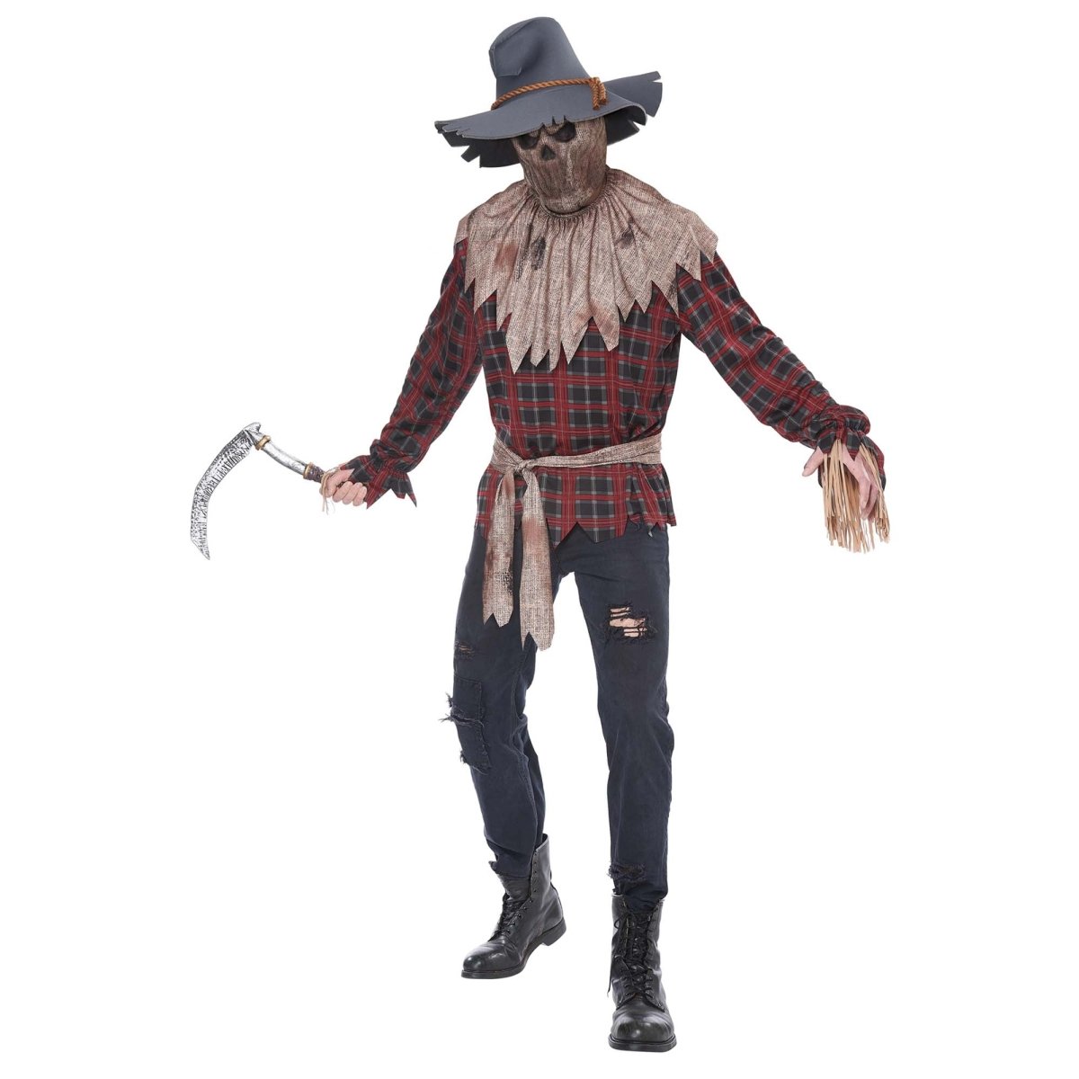 Bad Harvest Scarecrow Costume for Adults | Party Expert