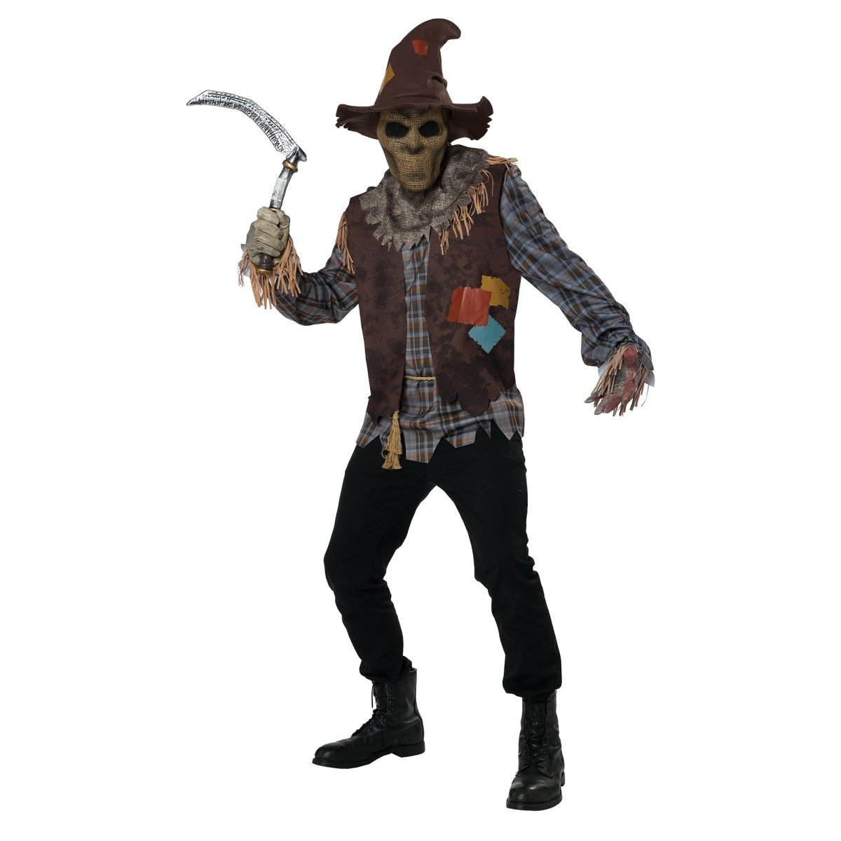 Cornfield Carnage Scarecrow Costume for Adults | Party Expert