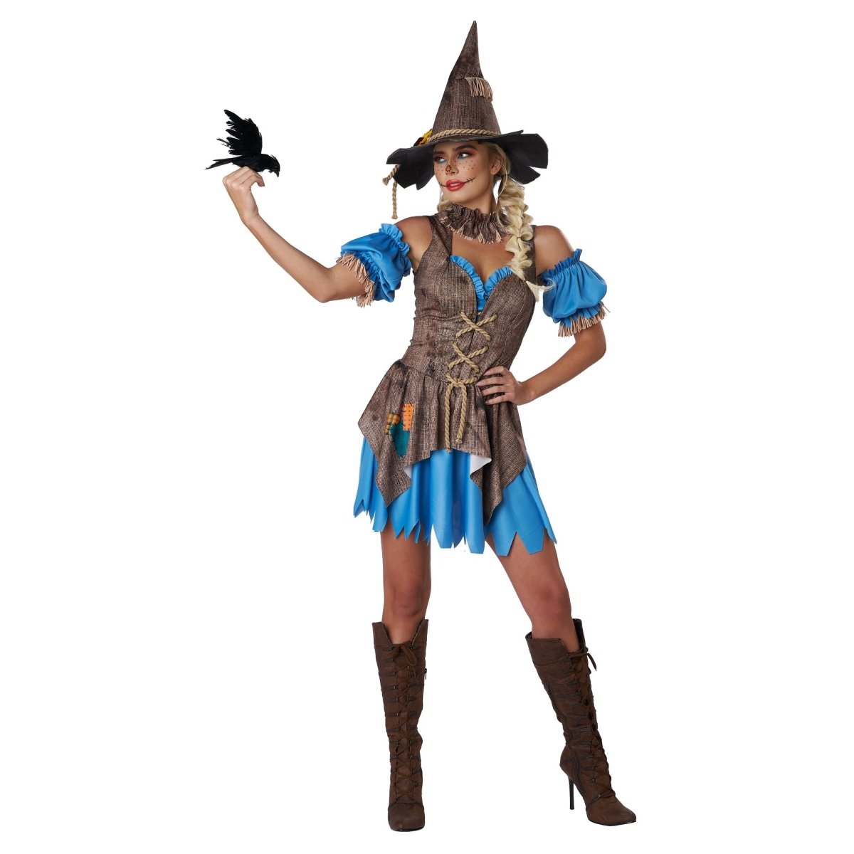 Flirty Scarecrow Costume for Adults | Party Expert