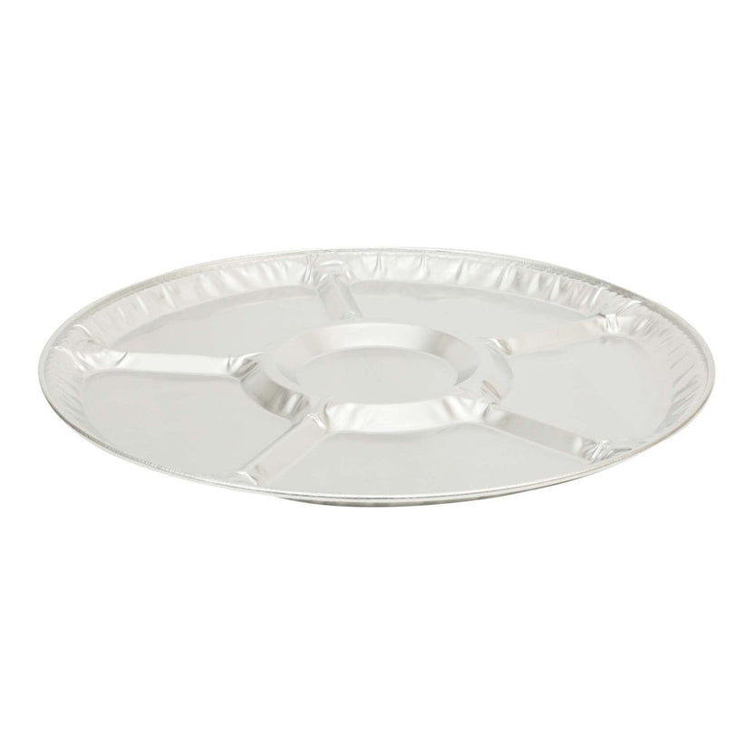 Aluminum Serving Trays with Compartments, 16 Inches | Party Expert