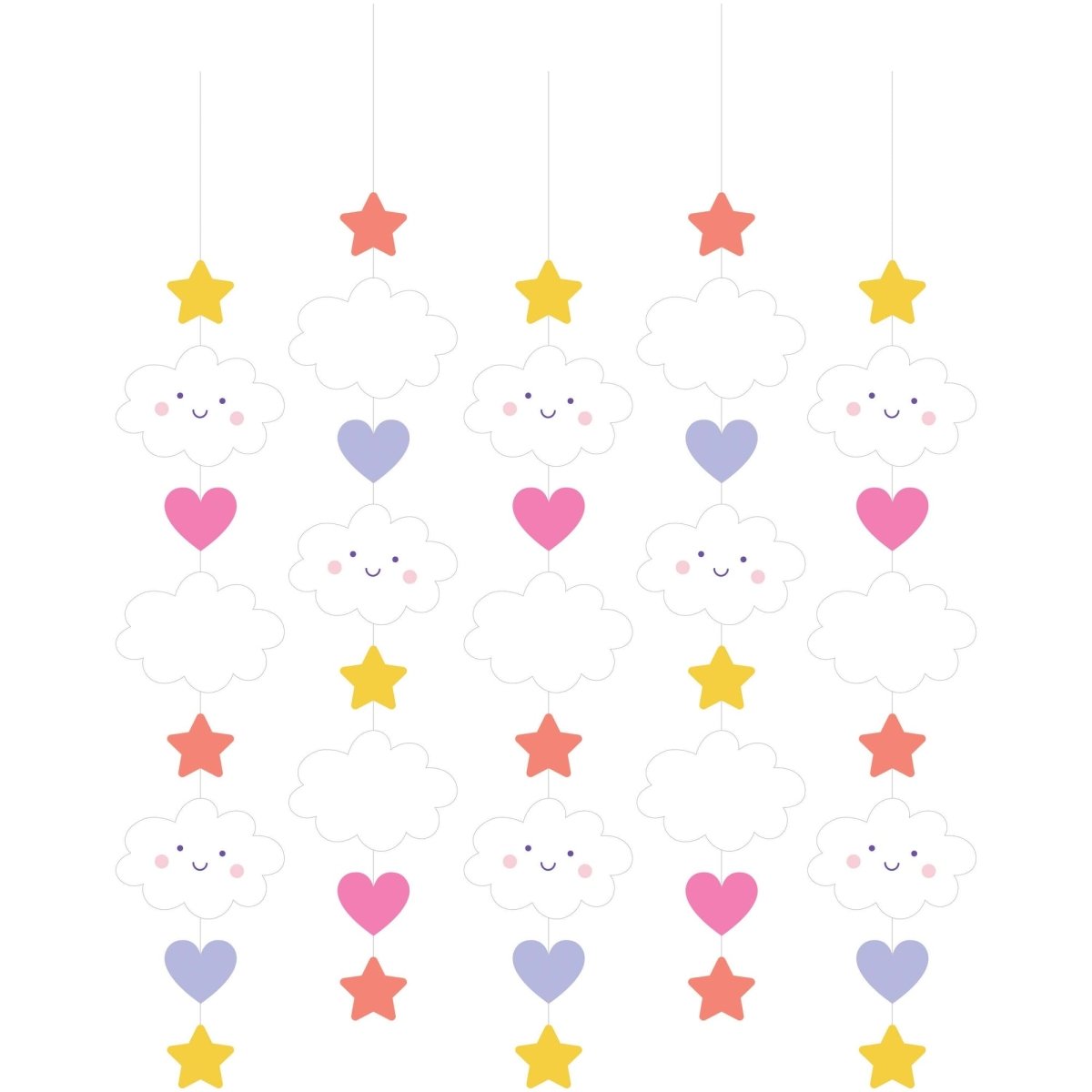 Sweet Dreams Birthday Hanging Cutouts | Party Expert