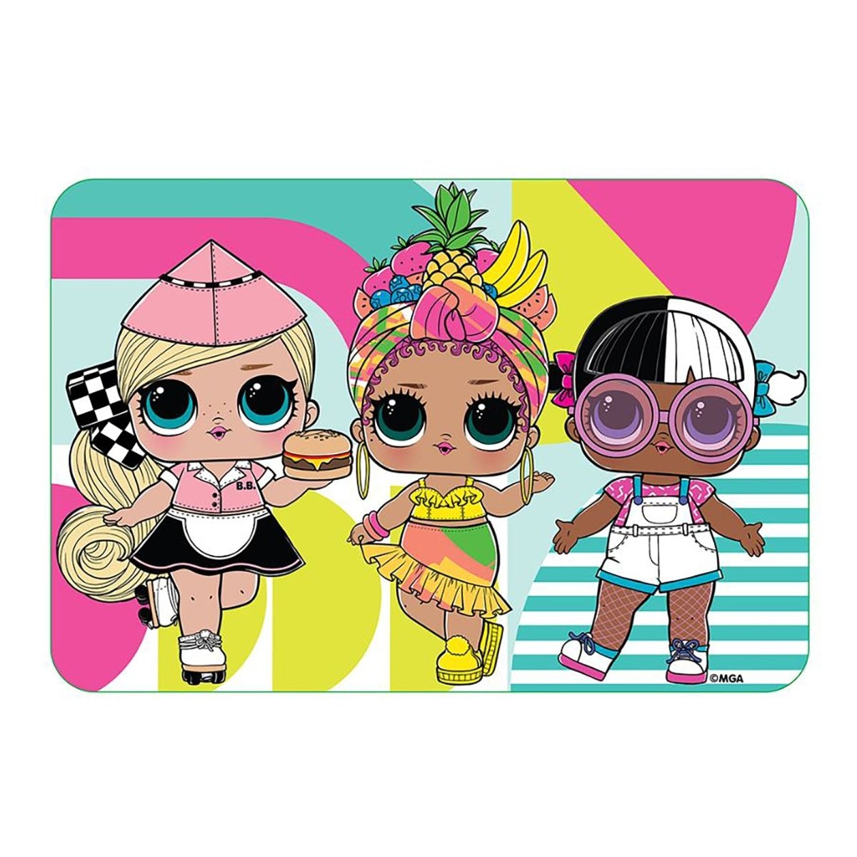 LOL Surprise Placemat, 17 x 12 Inches, 1 Count | Party Expert