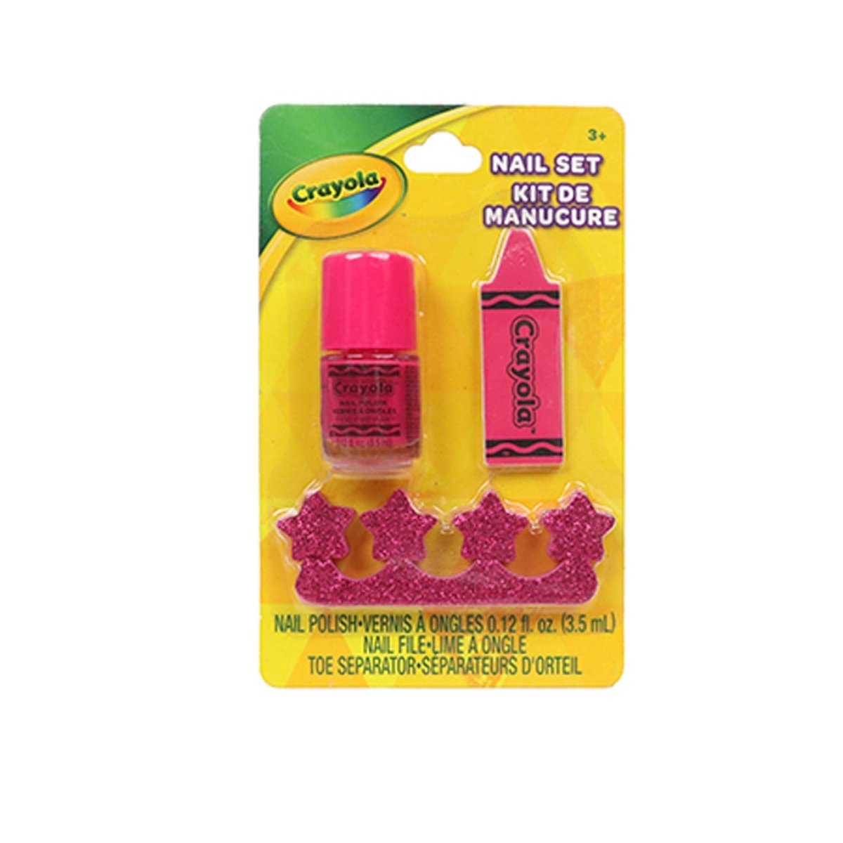 Pink Crayola Mini Nail Kit, 1 Count | Party Expert