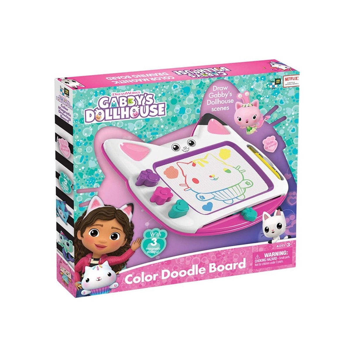 Gabby's Dollhouse Color Doodle Board, 1 Count | Party Expert
