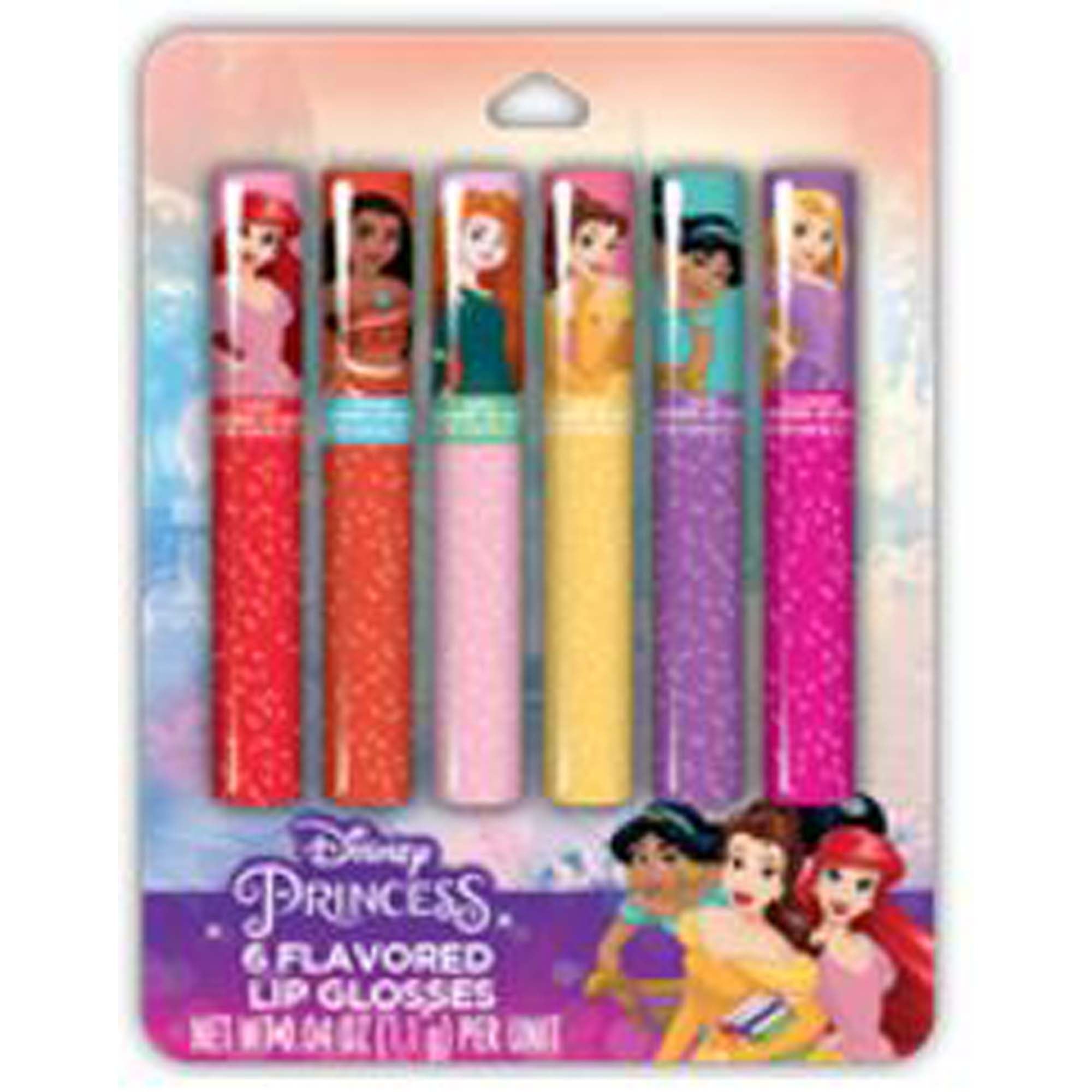 Disney Princess Lip Gloss Pack, 6 Count | Party Expert