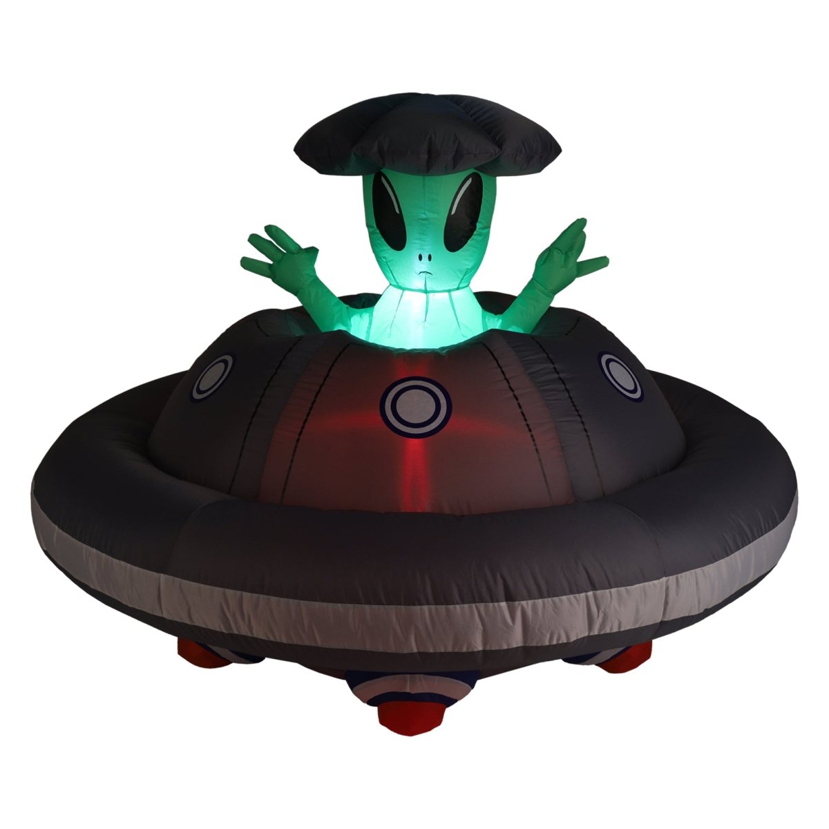 Inflatable Light-Up Alien Airblown, 1 Count | Party Expert