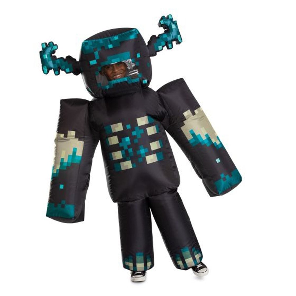 Warden Inflatable Costume for Kids, Minecraft | Party Expert