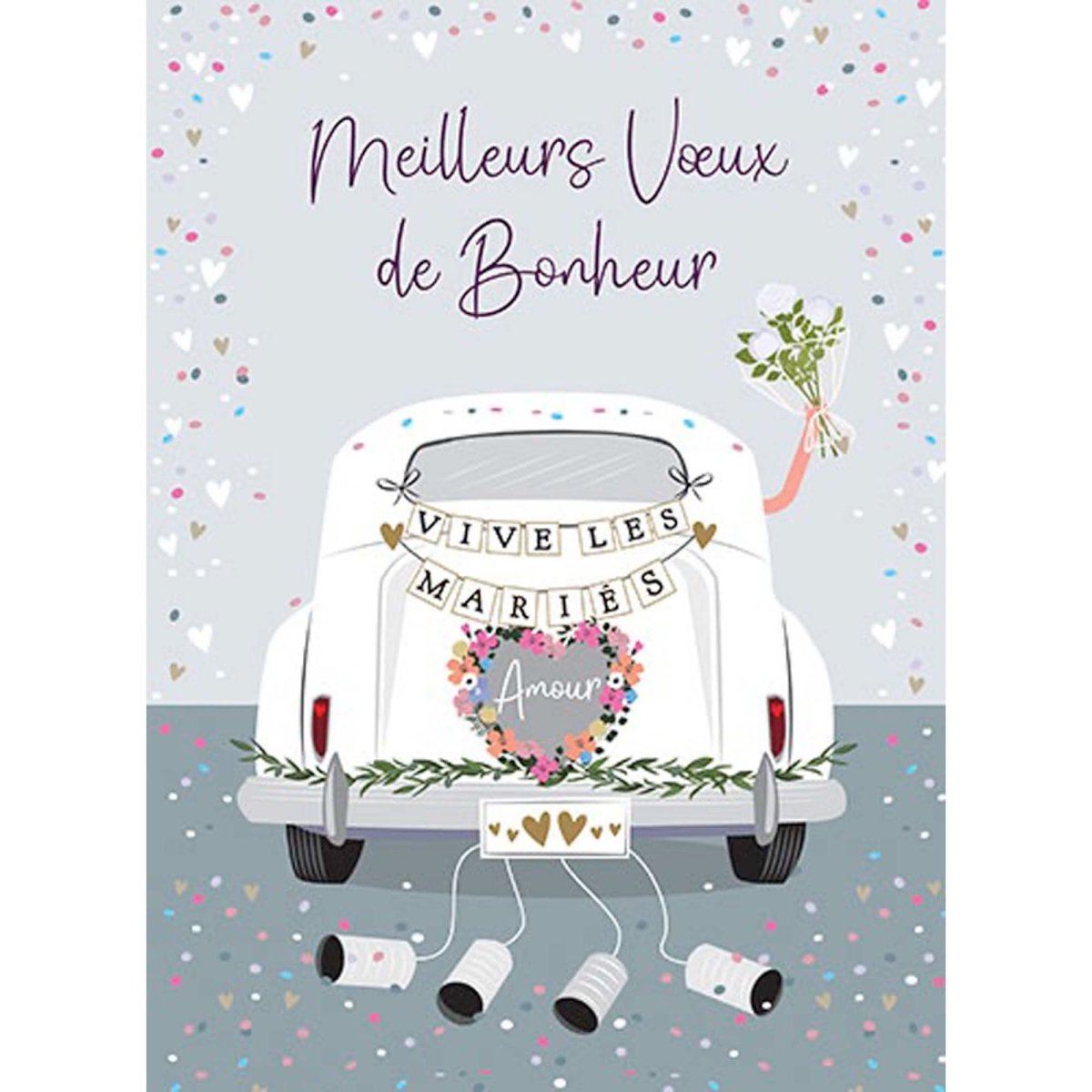 Giant Wedding Card, "Félicitations pour votre mariage" | Party Expert