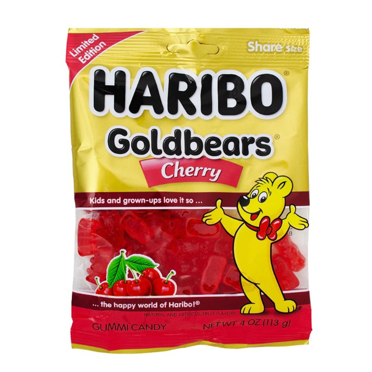 Haribo Goldbears Cherry Candies, 113g | Party Expert