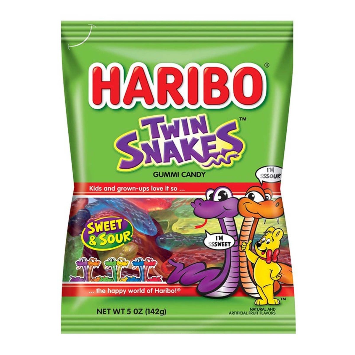 Haribo Twin Snakes Candies, 142g | Party Expert