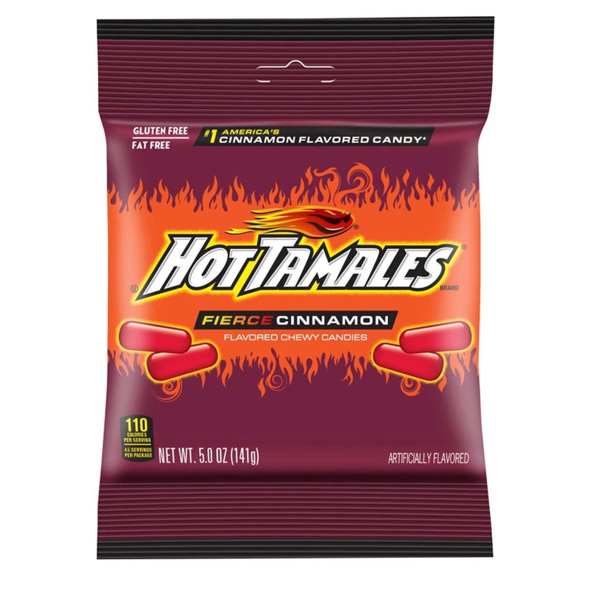 Hot Tamales Fierce Cinnamon Candies, 141g | Party Expert