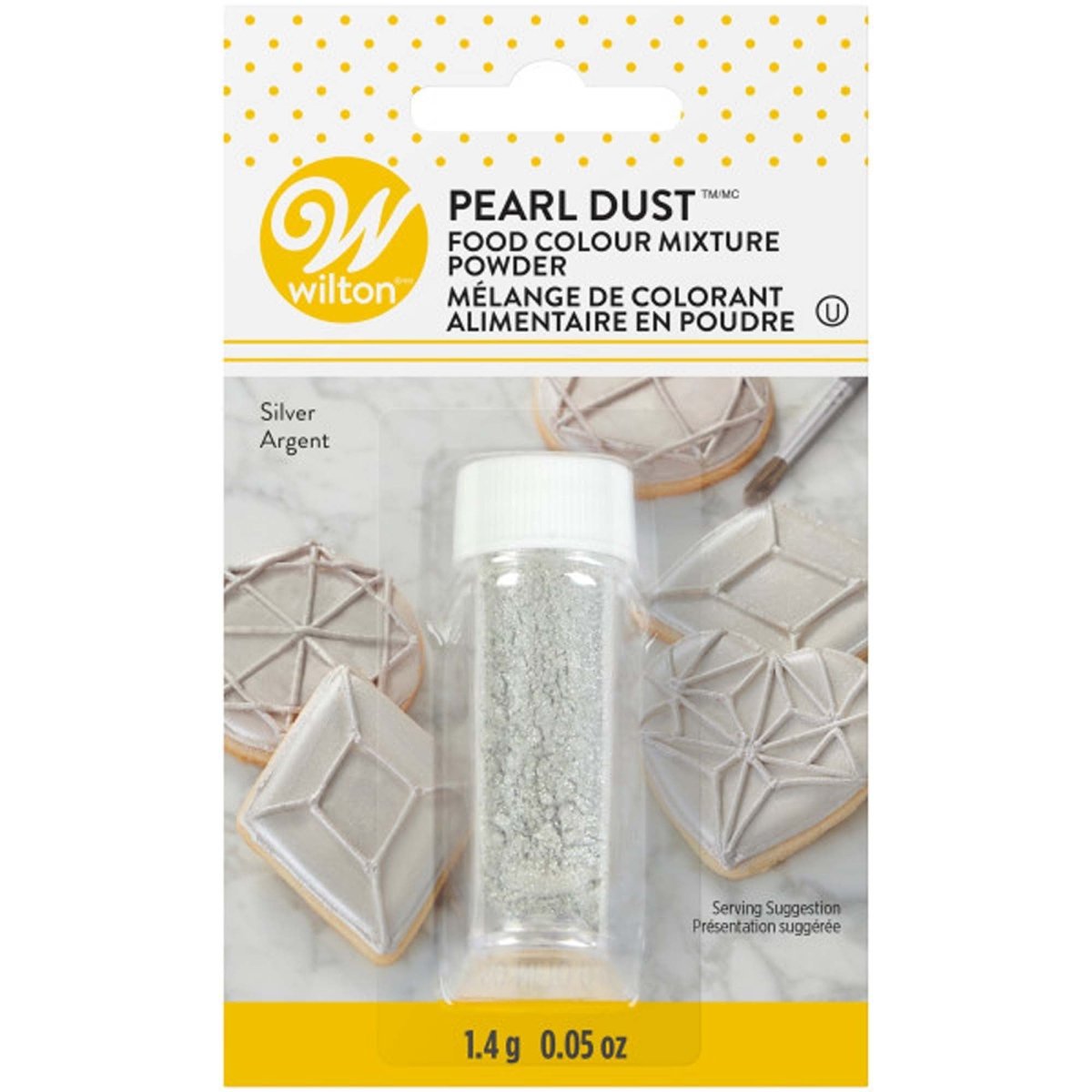 Pearl Dust Silver Food Coloring, 1 count | Party Expert