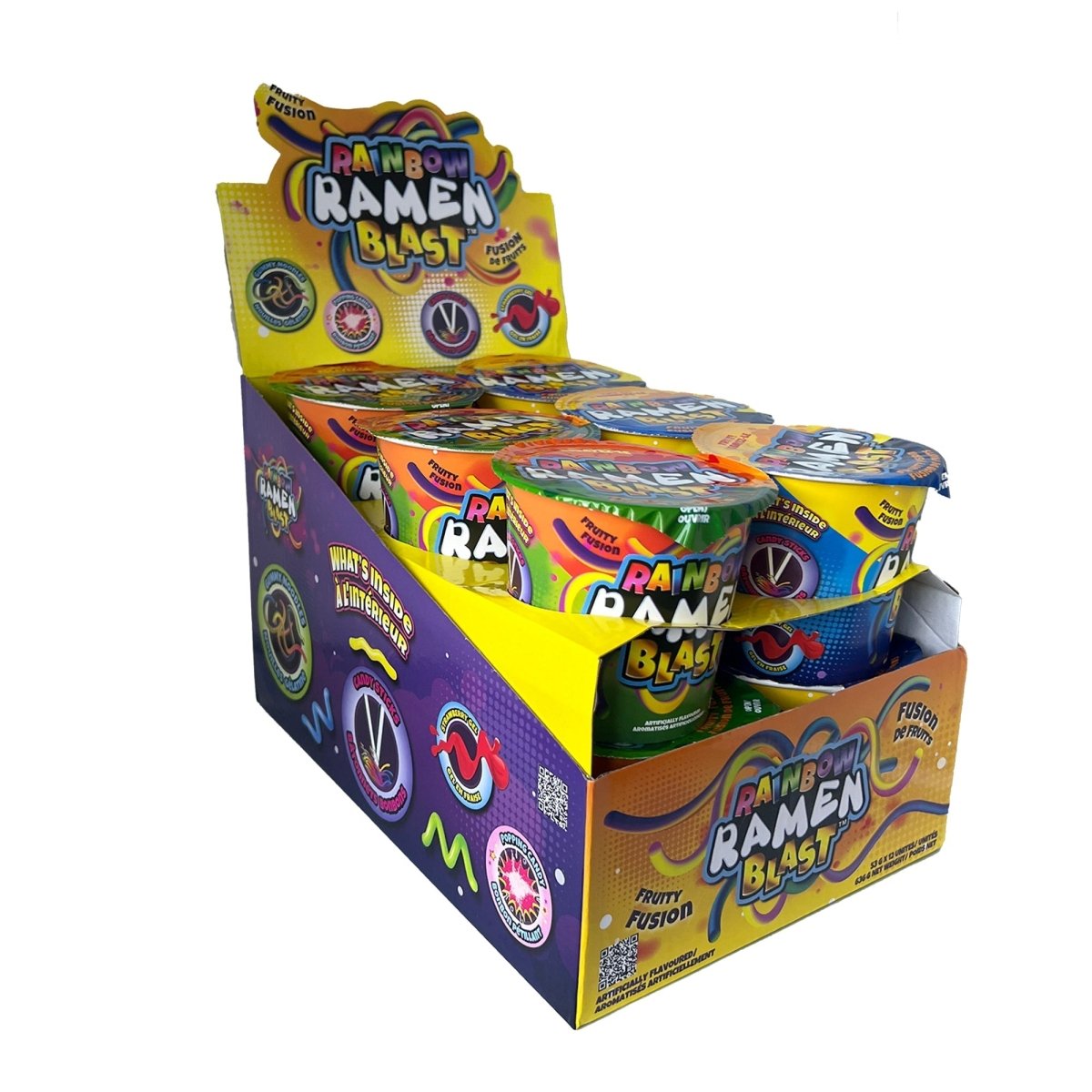 Rainbow Ramen Blast Candy, 53 g, 1 Count | Party Expert