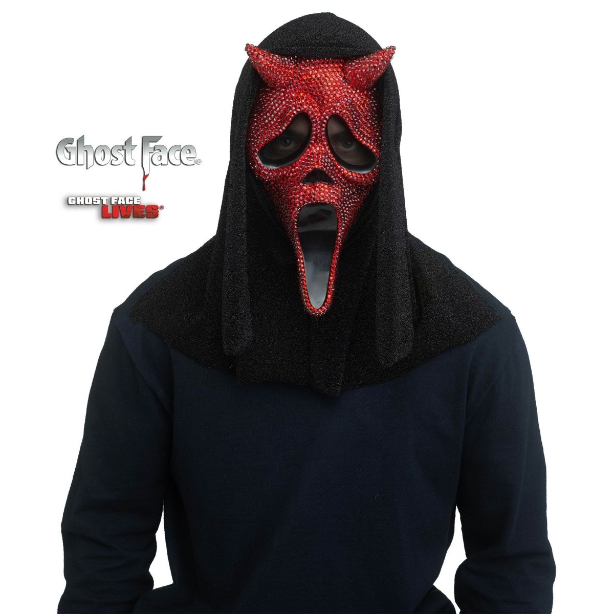 Scream Ghost Face Devil Face Bling Mask for Adults | Party Expert