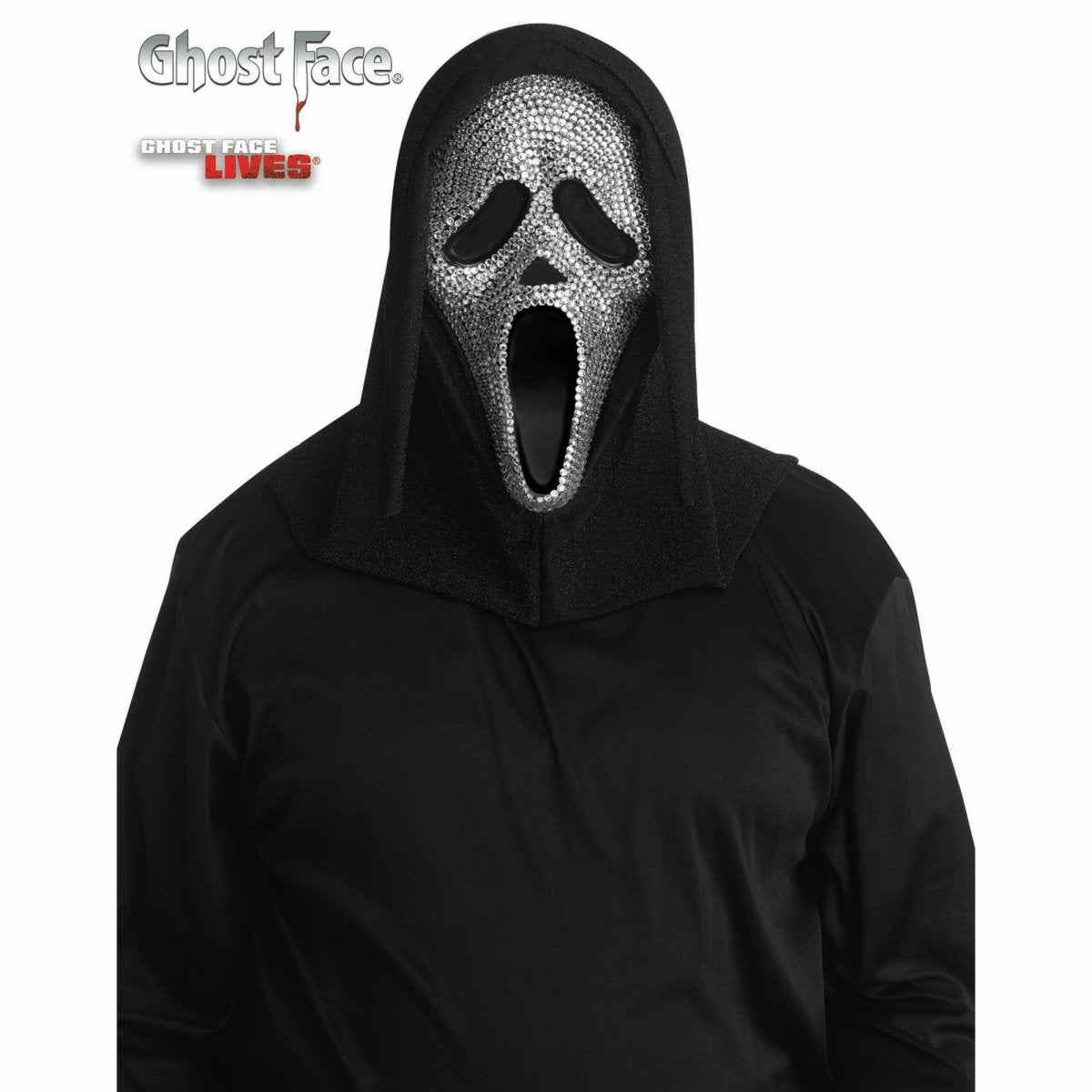 Scream Ghostface Rhinestone Mask for Adults | Party Expert