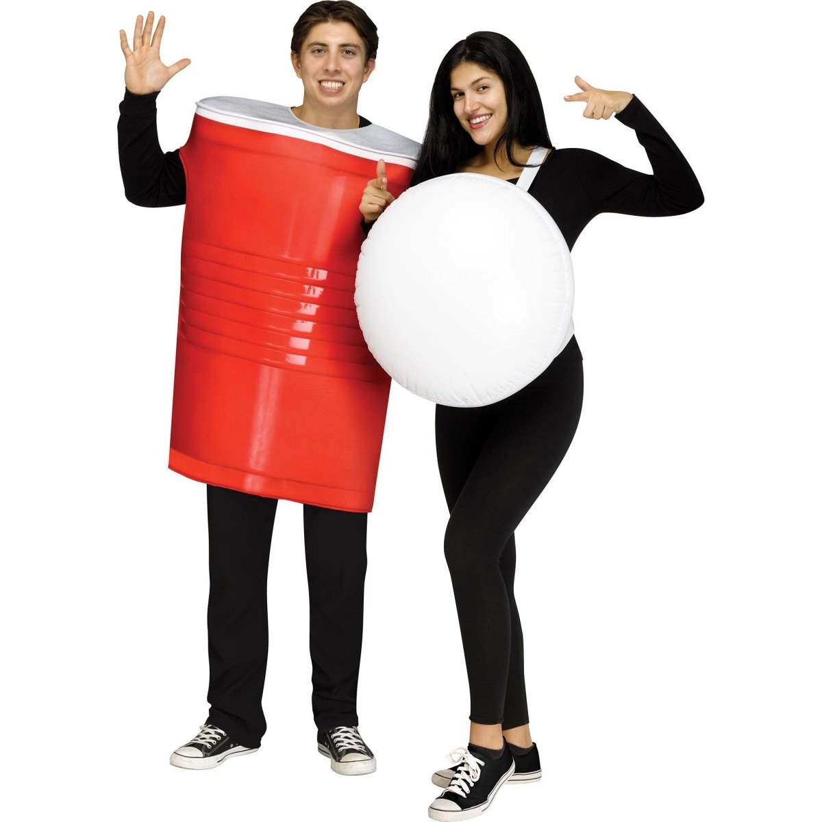 Beer Pong Couple Costume for Adults | Party Expert